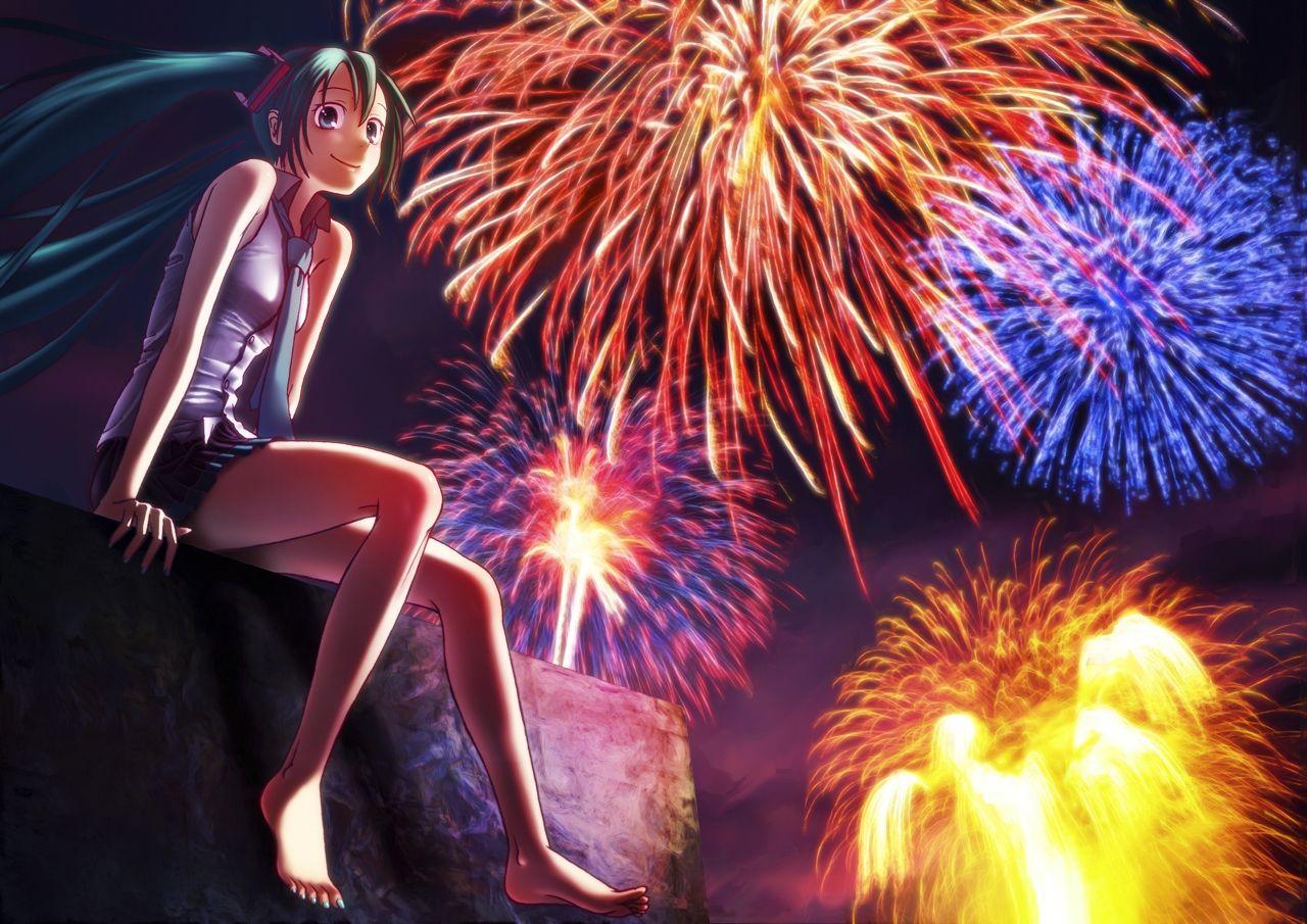 Firework Anime Wallpapers - Top Free Firework Anime Backgrounds ...