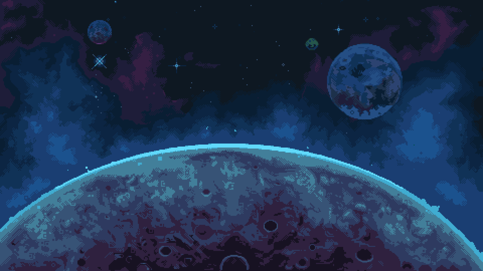Pixel Space Gif Wallpapers - Top Free Pixel Space Gif Backgrounds ...