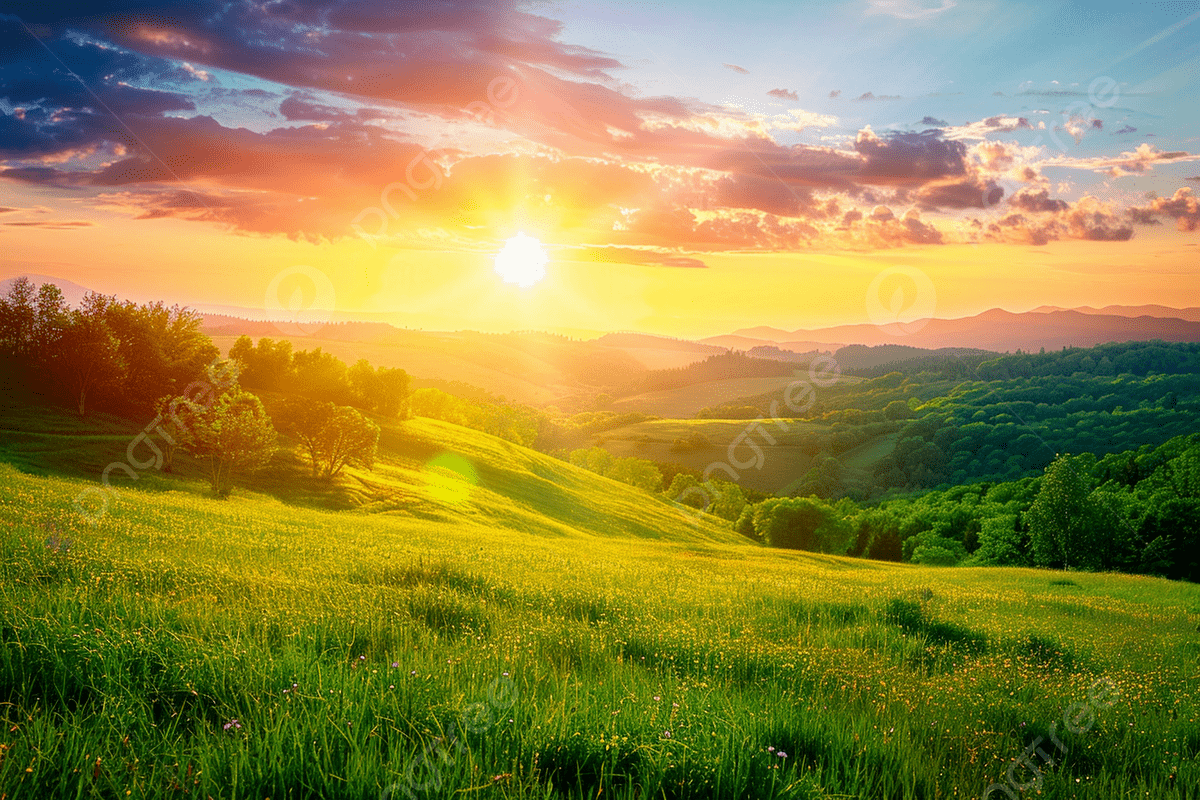 Sunrise Greenery Wallpapers - Top Free Sunrise Greenery Backgrounds ...
