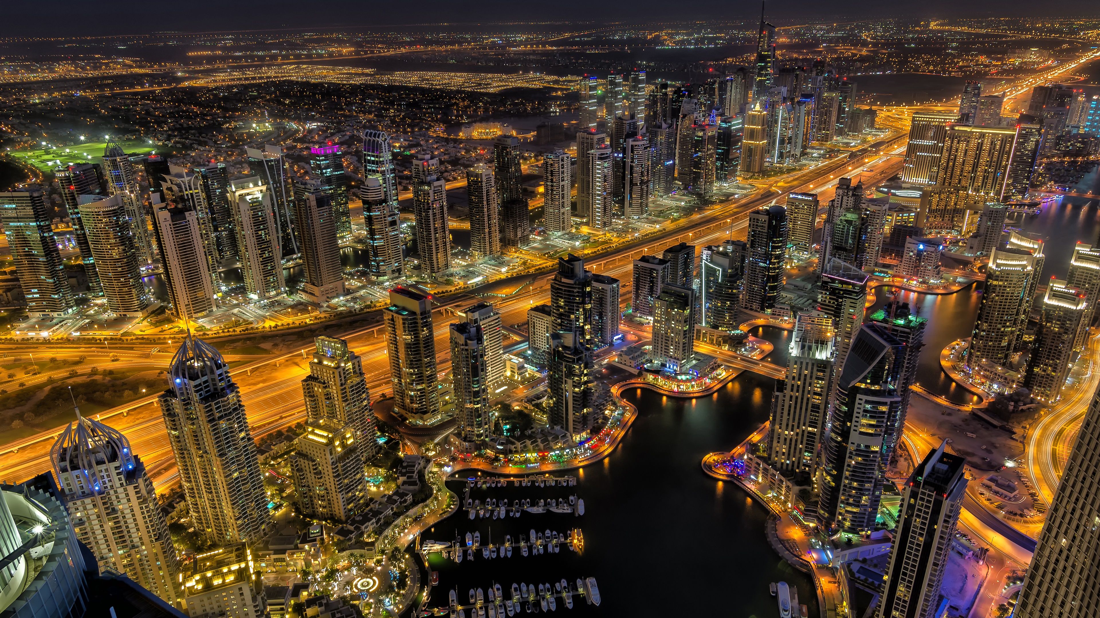 Dubai Night 4K Wallpapers - Top Free Dubai Night 4K Backgrounds ...