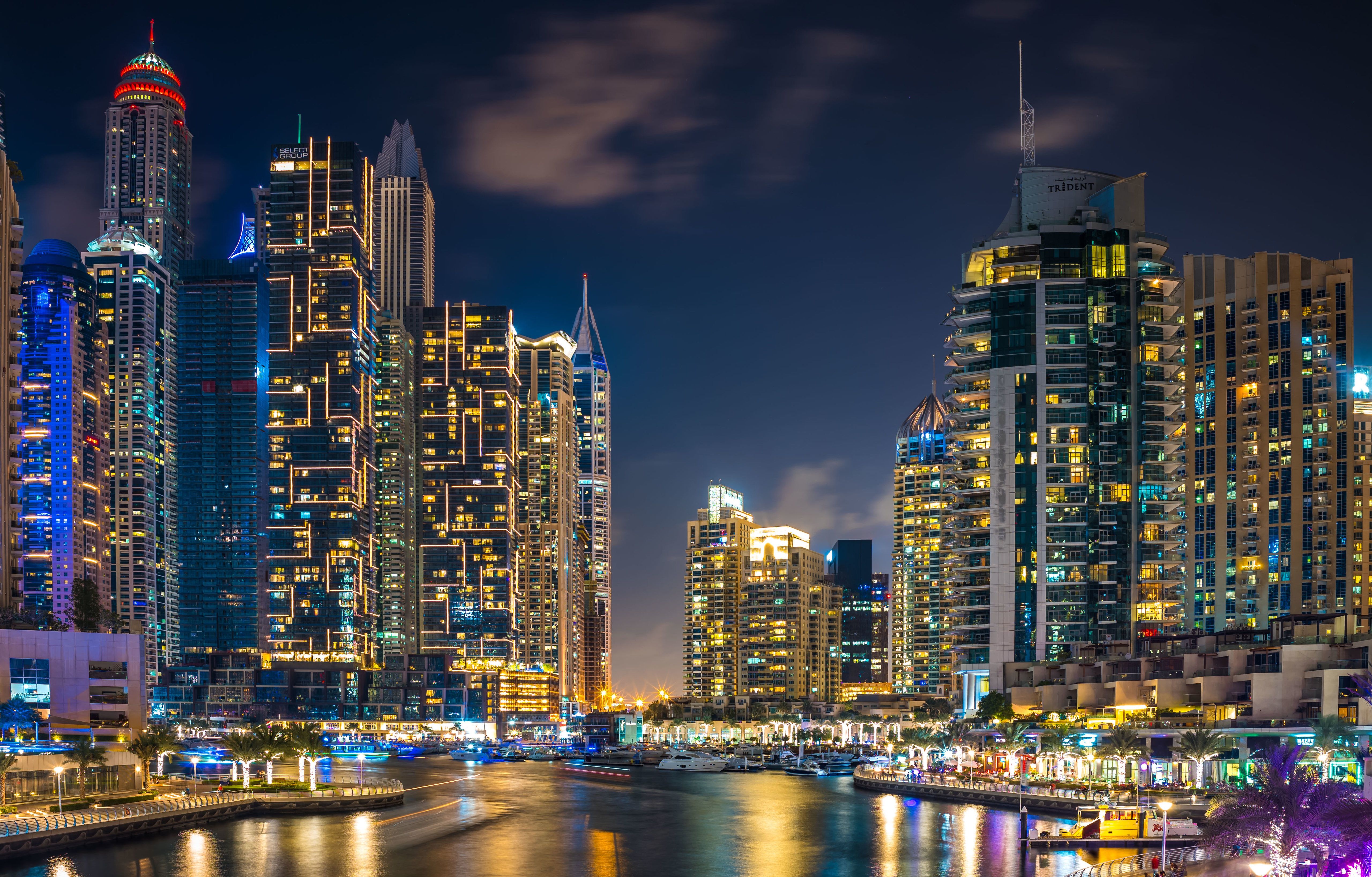 Dubai Night 4K Wallpapers - Top Free Dubai Night 4K Backgrounds ...