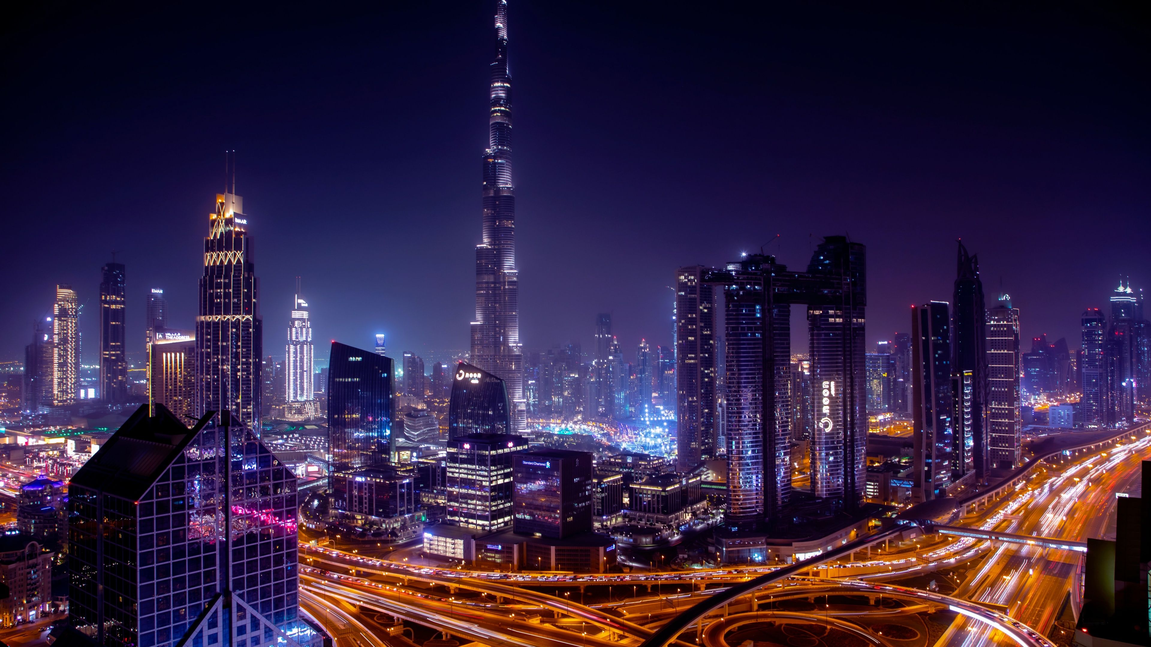 Dubai Night 4K Wallpapers - Top Free Dubai Night 4K Backgrounds ...