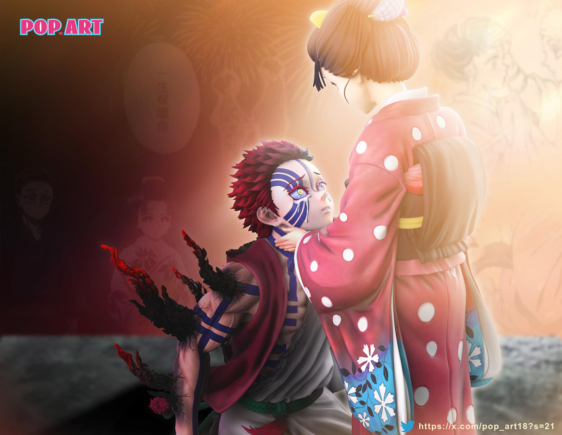 Akaza And Koyuki Wallpapers - Top Free Akaza And Koyuki Backgrounds ...