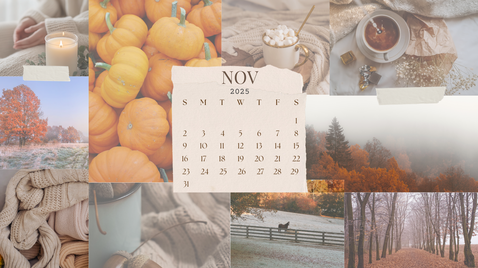 November 2025 Calendar Wallpapers - Top Free November 2025 Calendar ...