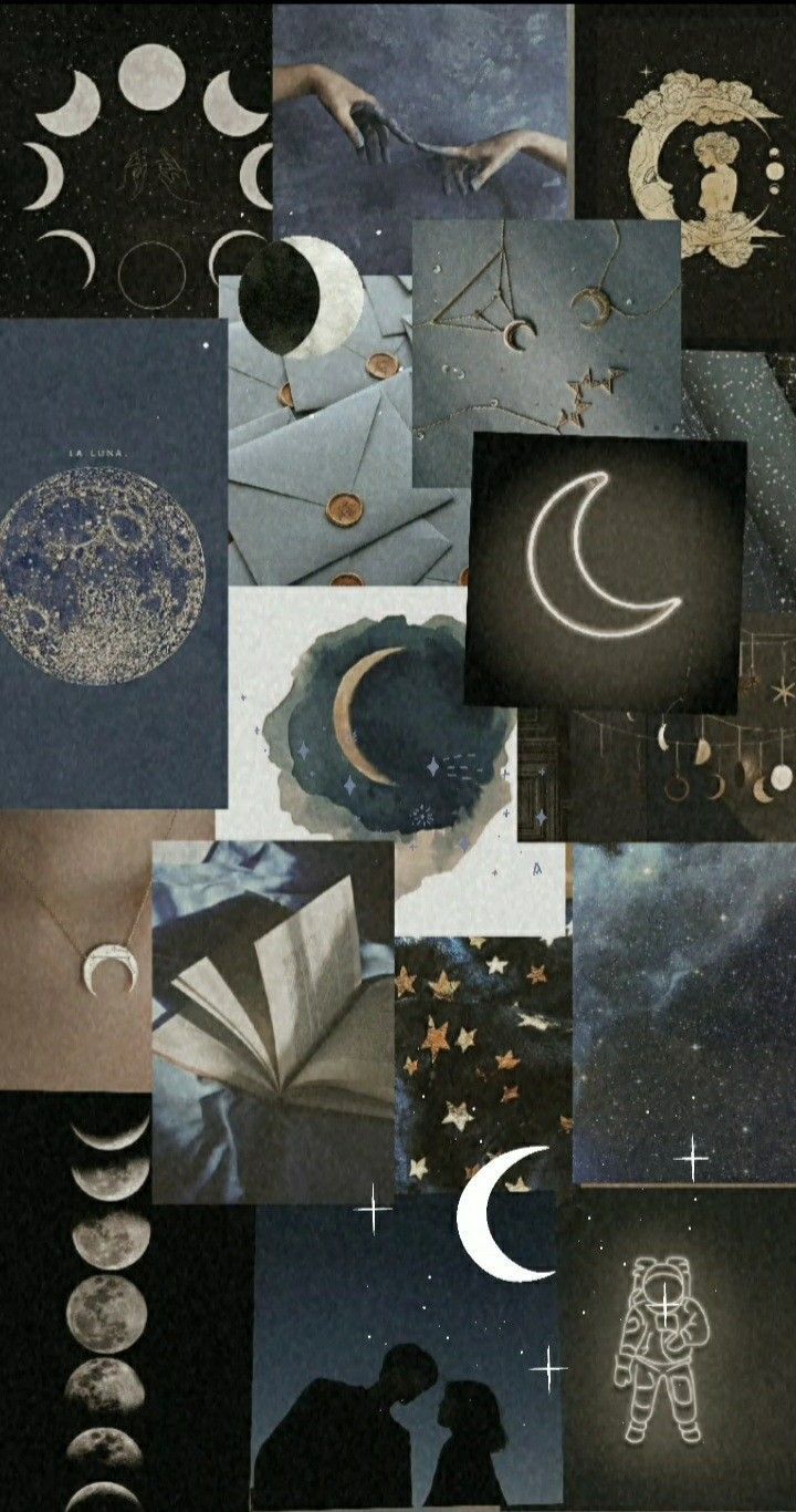 Moon Collage Wallpapers - Top Free Moon Collage Backgrounds ...