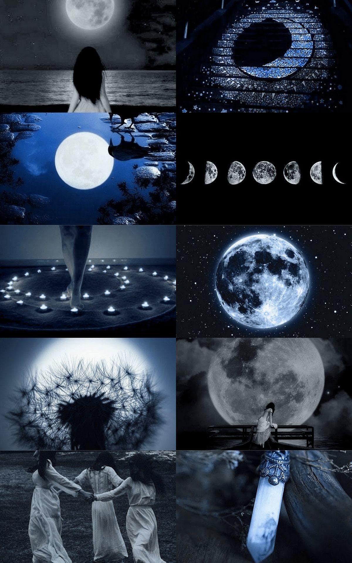 Moon Collage Wallpapers - Top Free Moon Collage Backgrounds ...