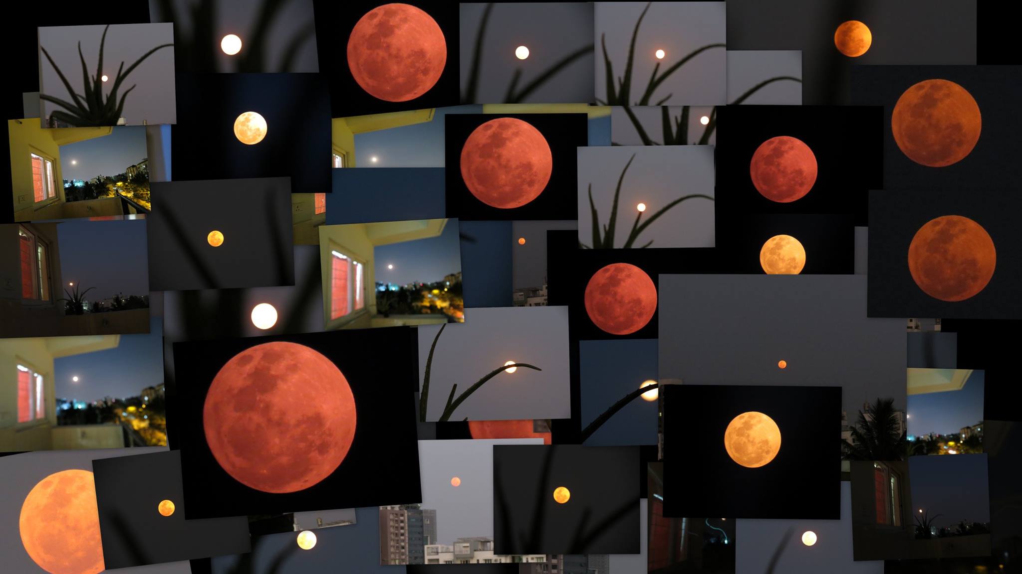 Moon Collage Wallpapers - Top Free Moon Collage Backgrounds ...