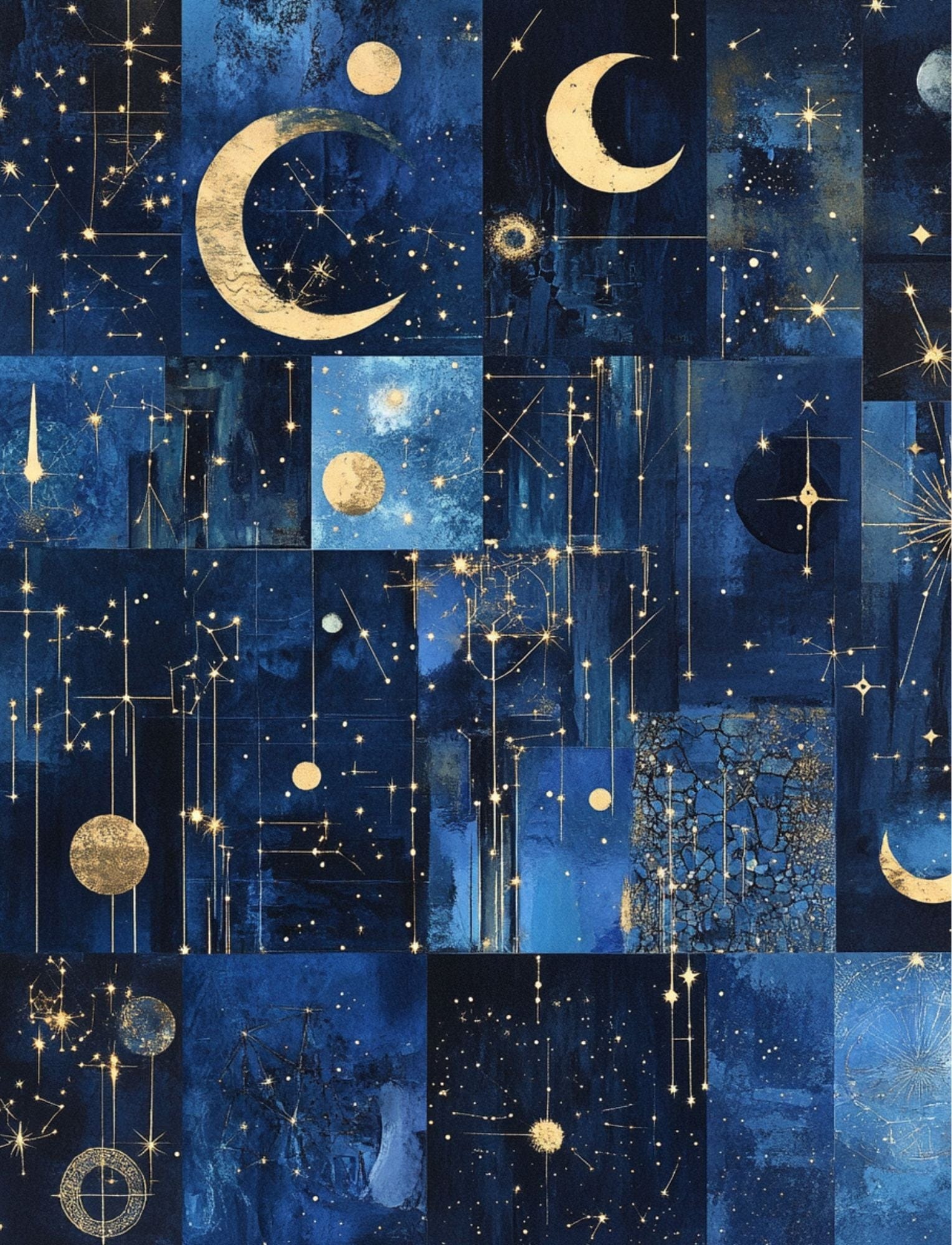 Moon Collage Wallpapers - Top Free Moon Collage Backgrounds ...