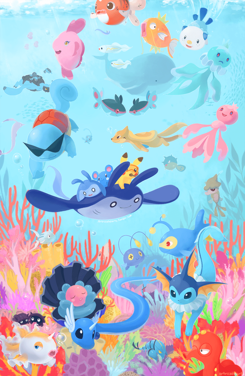 The Marine Biology Of Pokemon Wallpapers - Top Free The Marine Biology ...