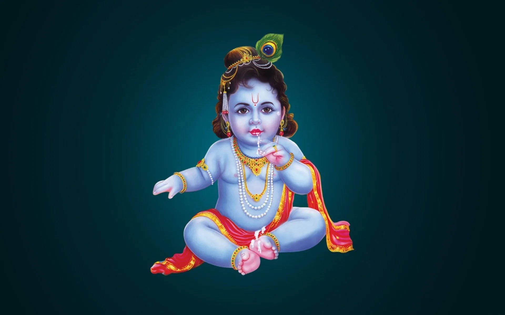 Cute Bal Krishna Wallpapers - Top Free Cute Bal Krishna Backgrounds ...