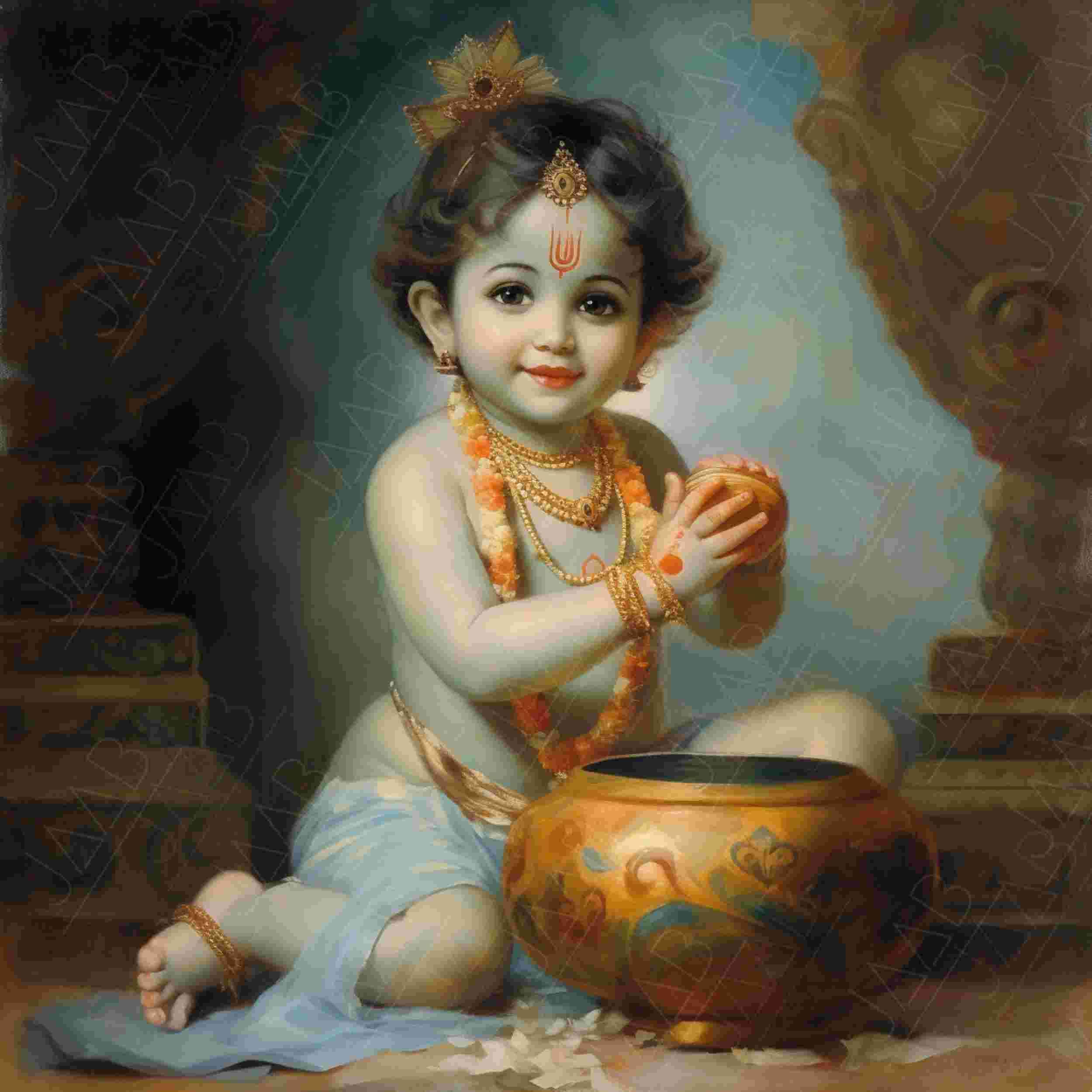 Cute Bal Krishna Wallpapers - Top Free Cute Bal Krishna Backgrounds ...