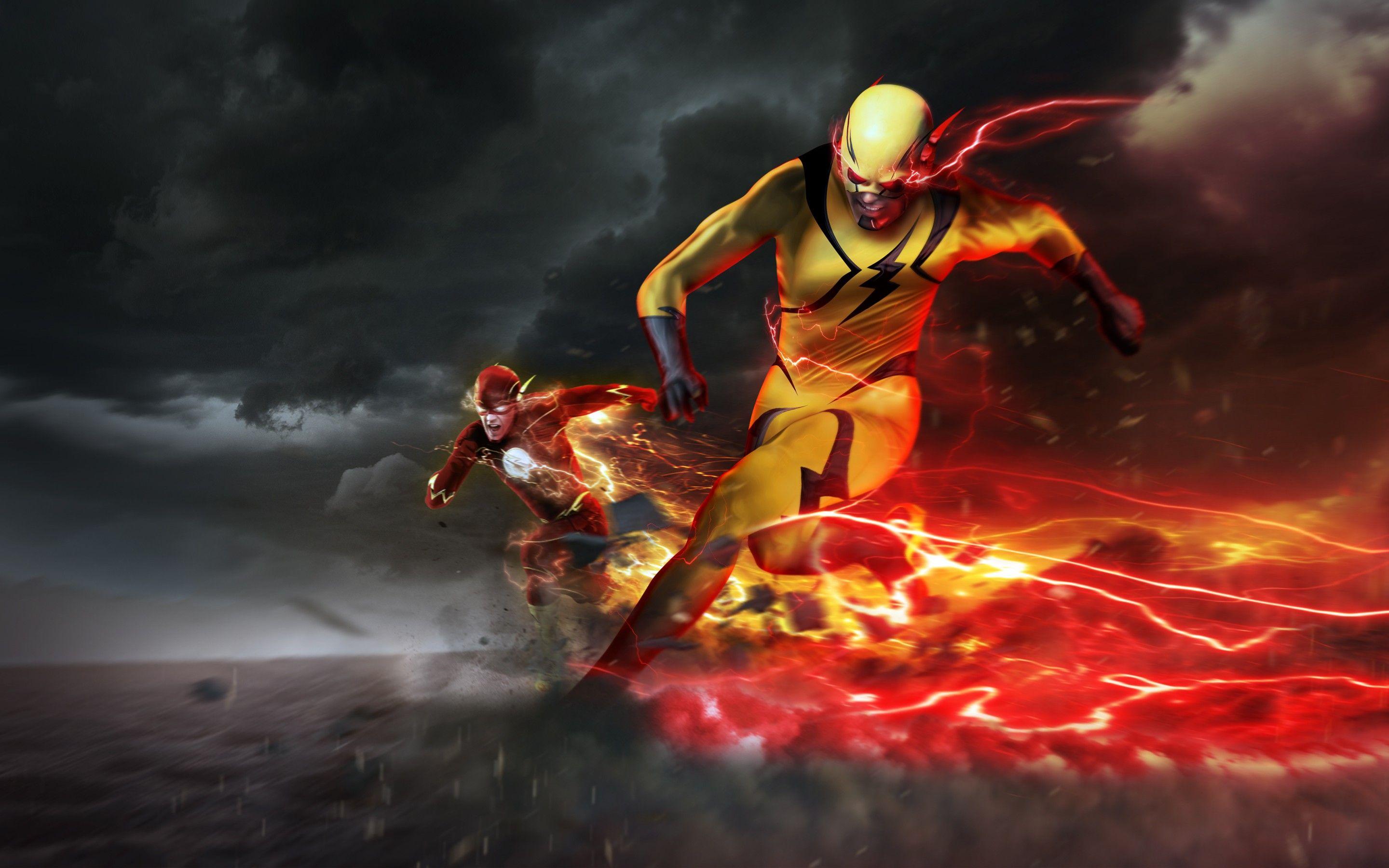 Flash Vs Reverse Flash Wallpapers - Top Free Flash Vs Reverse Flash ...