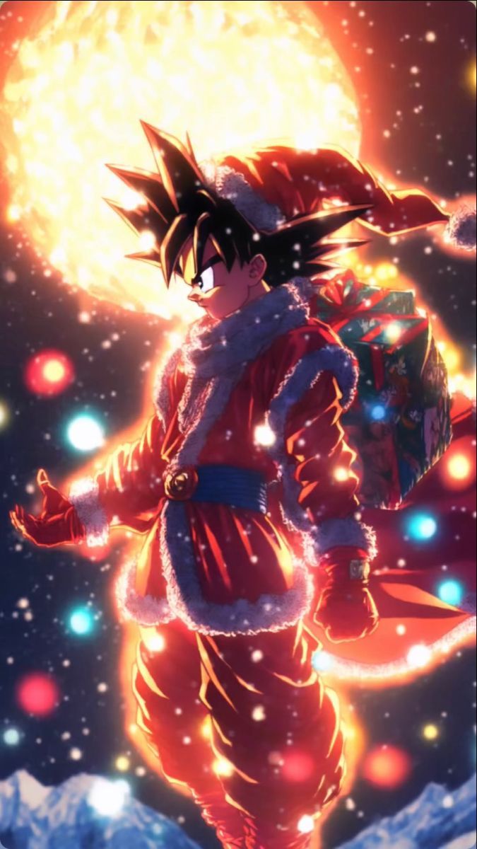 Goku Christmas Wallpapers - Top Free Goku Christmas Backgrounds ...