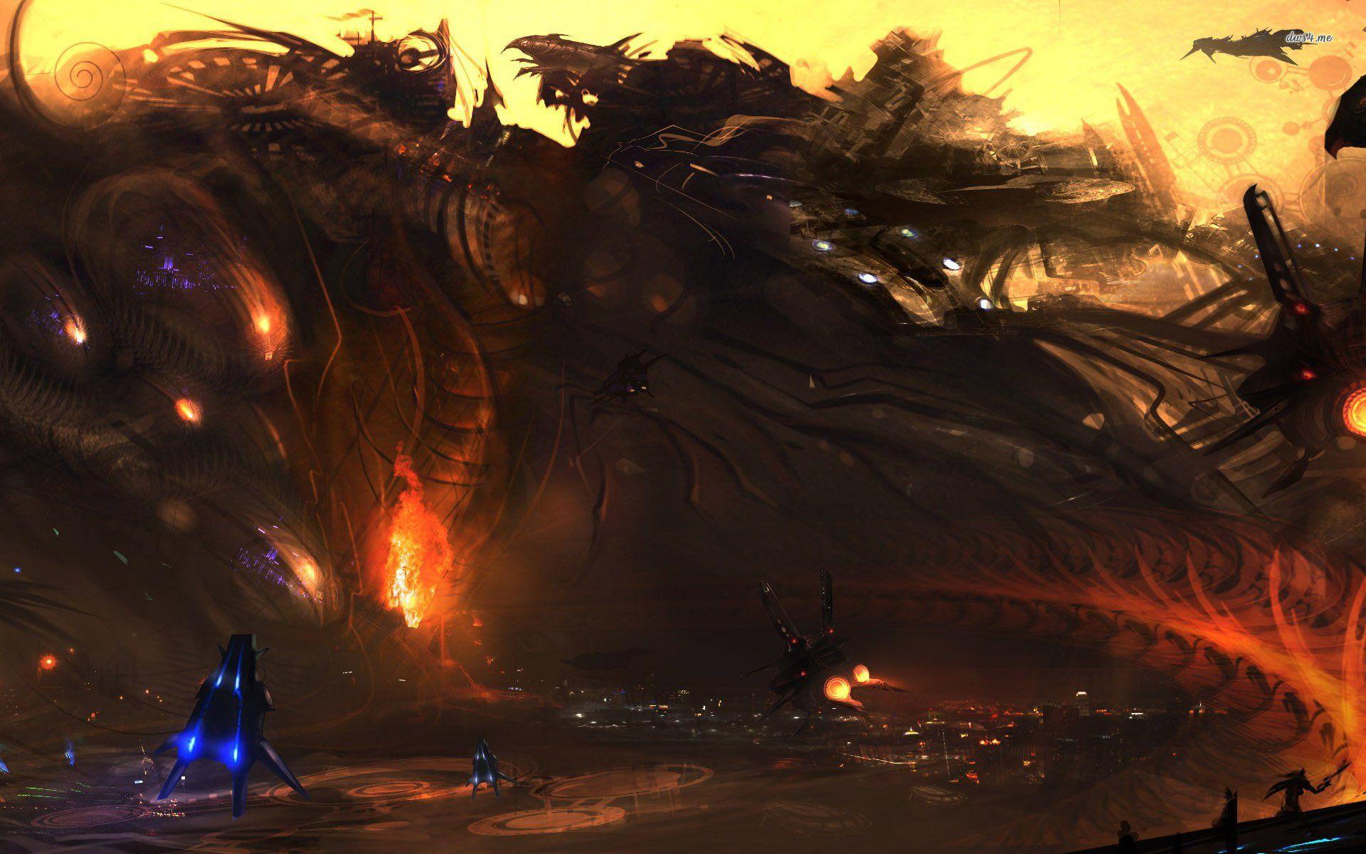 Futuristic Battle Wallpapers - Top Free Futuristic Battle Backgrounds ...