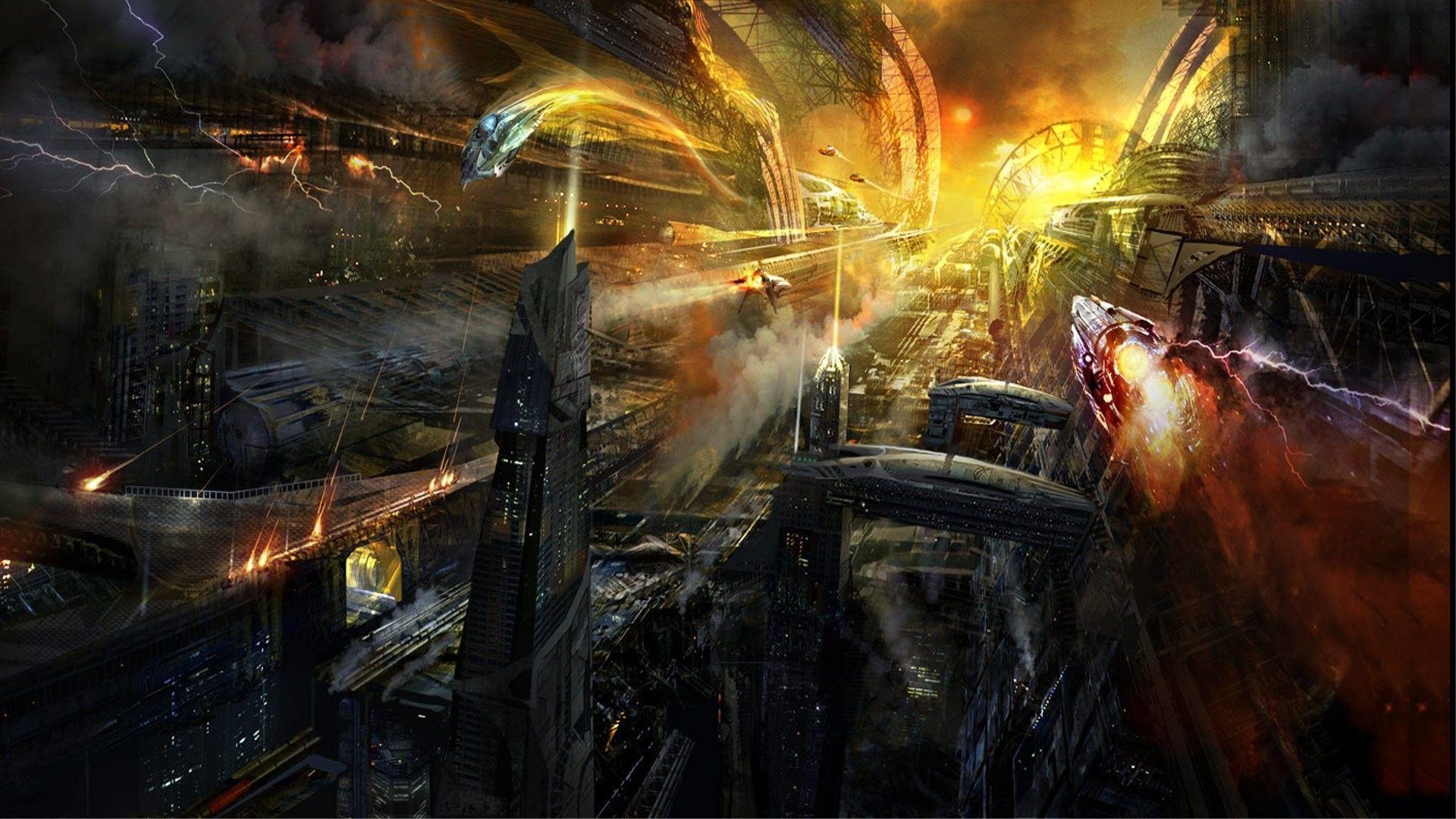 Futuristic Battle Wallpapers - Top Free Futuristic Battle Backgrounds ...