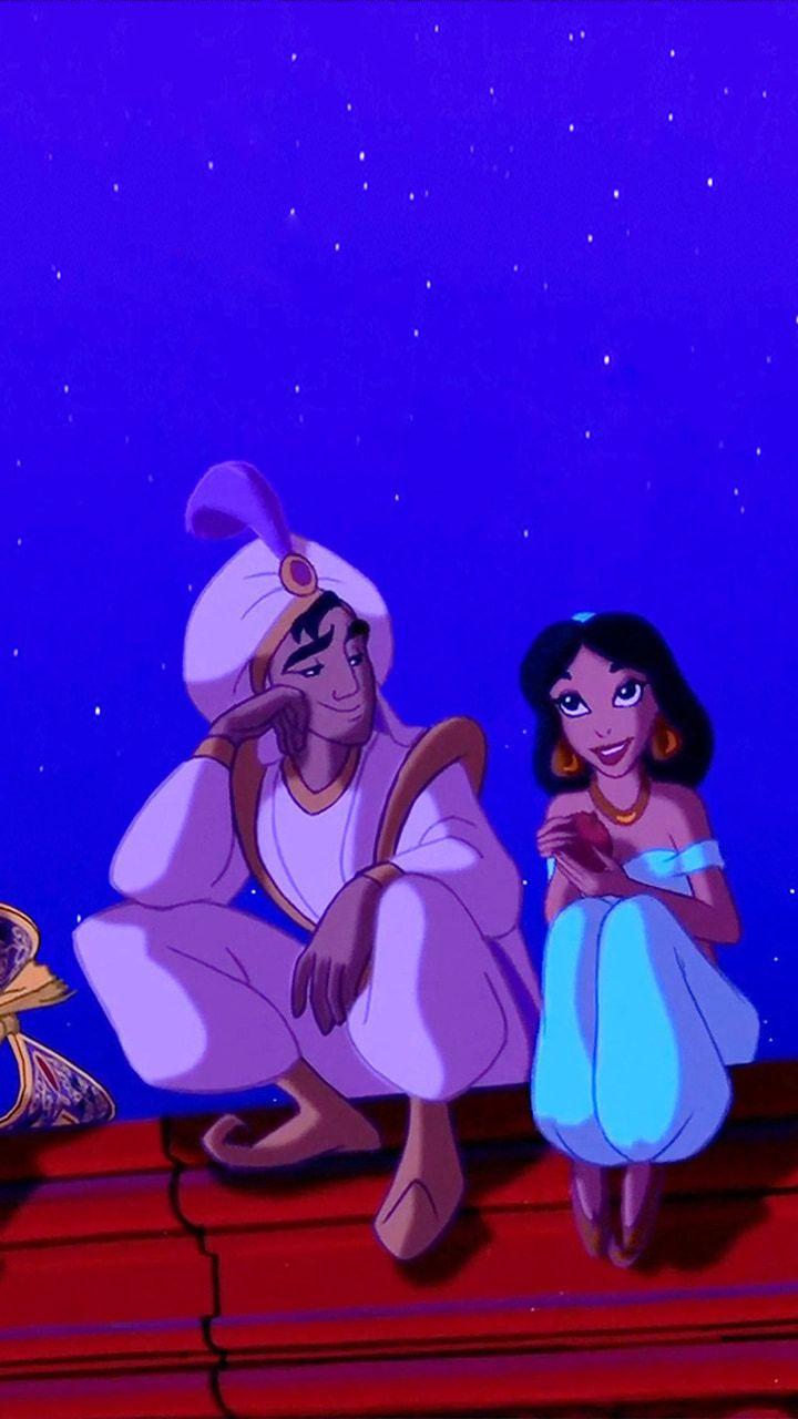 Aladdin and Jasmine Cartoon Wallpapers - Top Free Aladdin and Jasmine ...