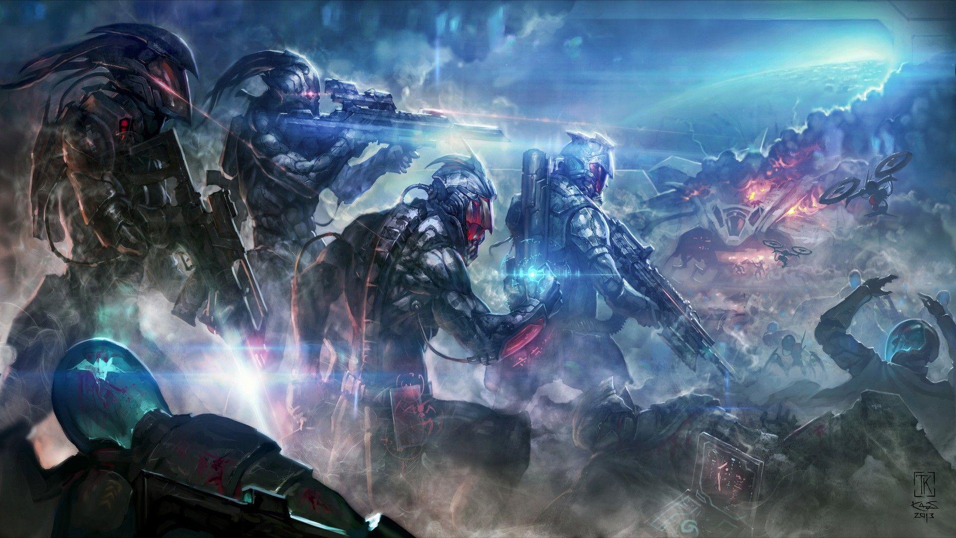 Futuristic Battle Wallpapers - Top Free Futuristic Battle Backgrounds ...