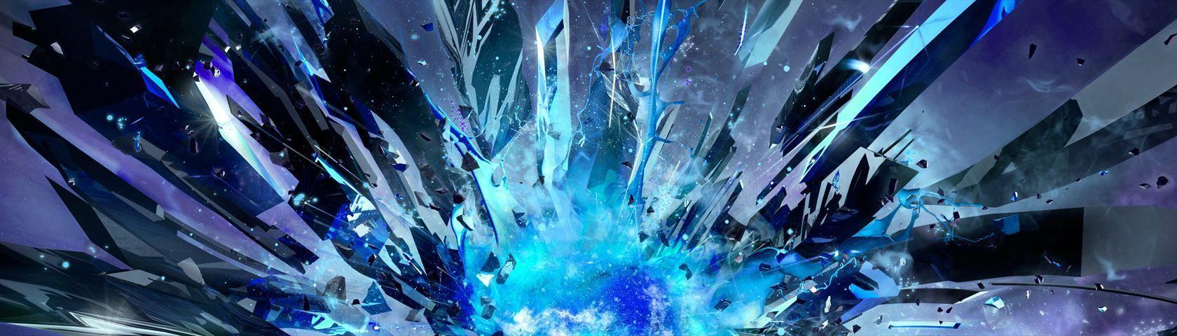 Black Blue Shards Wallpapers - Top Free Black Blue Shards Backgrounds - WallpaperAccess