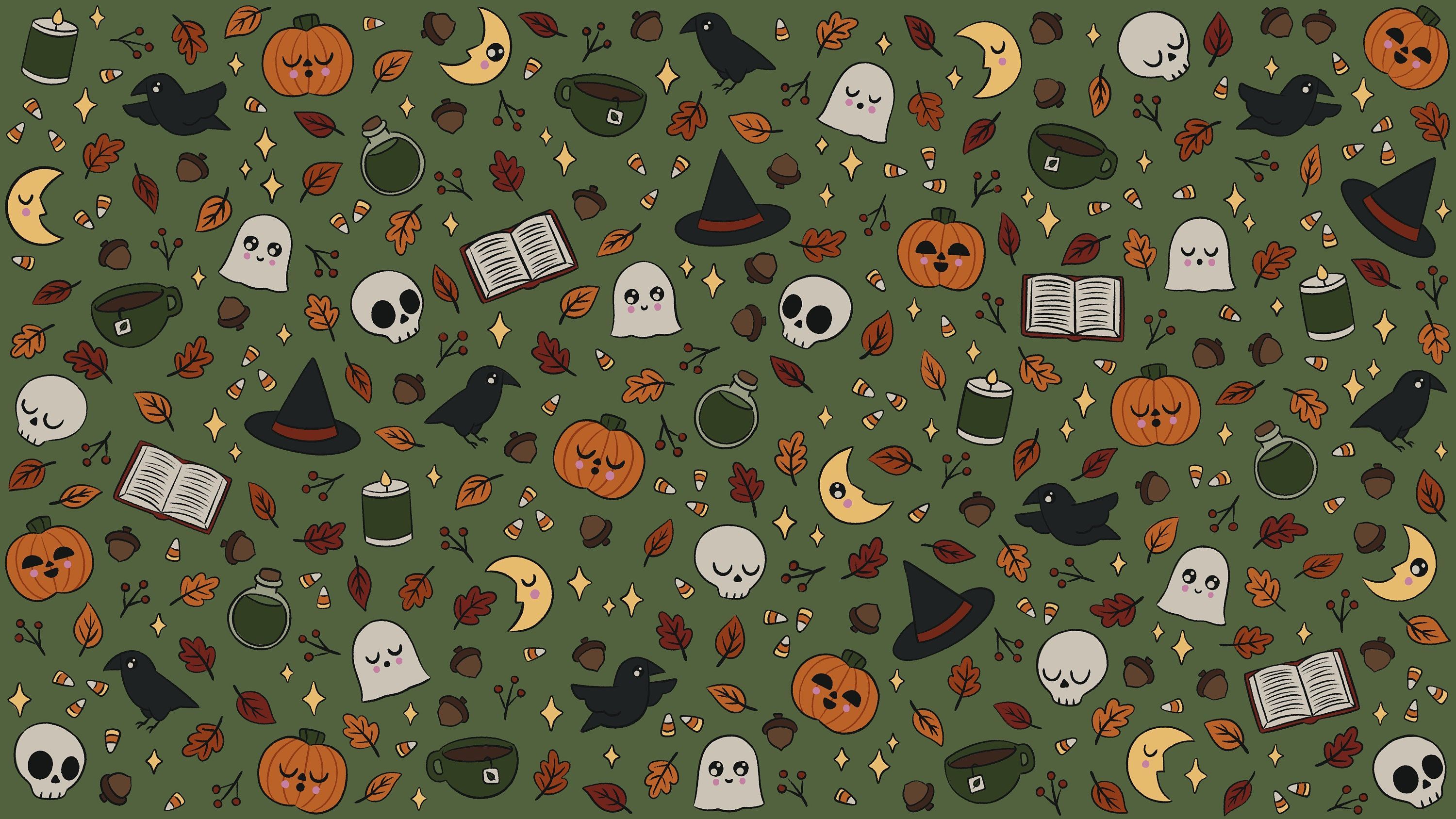 Spooky Fall Wallpapers - Top Free Spooky Fall Backgrounds - WallpaperAccess