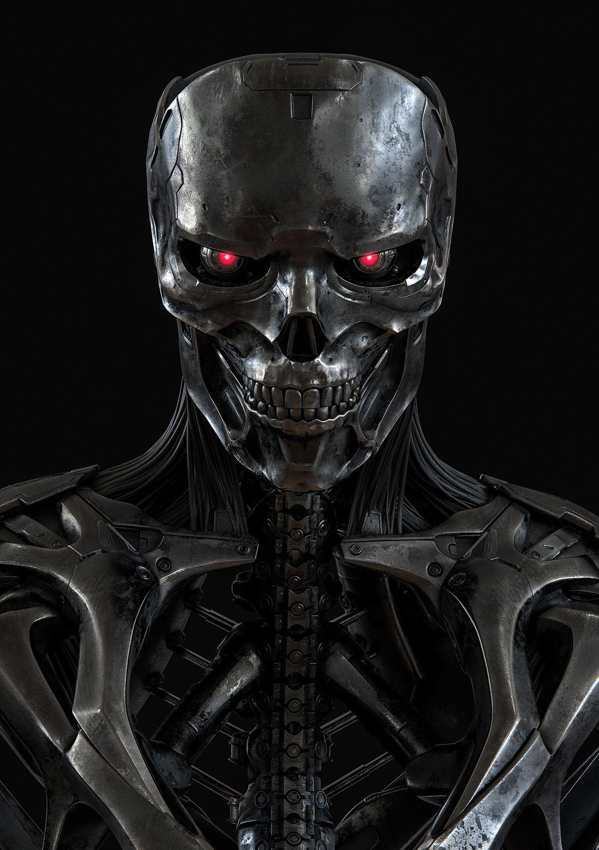 Half Human Half Terminator Wallpapers - Top Free Half Human Half ...