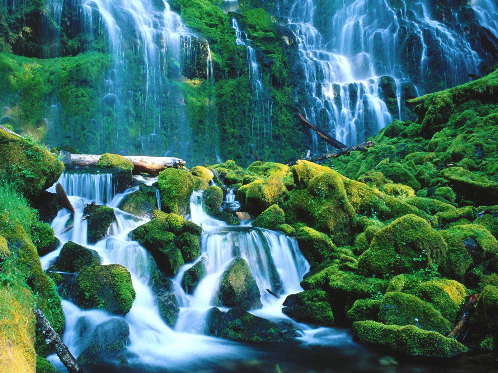 Mountain Waterfall Wallpapers - Top Free Mountain Waterfall Backgrounds ...