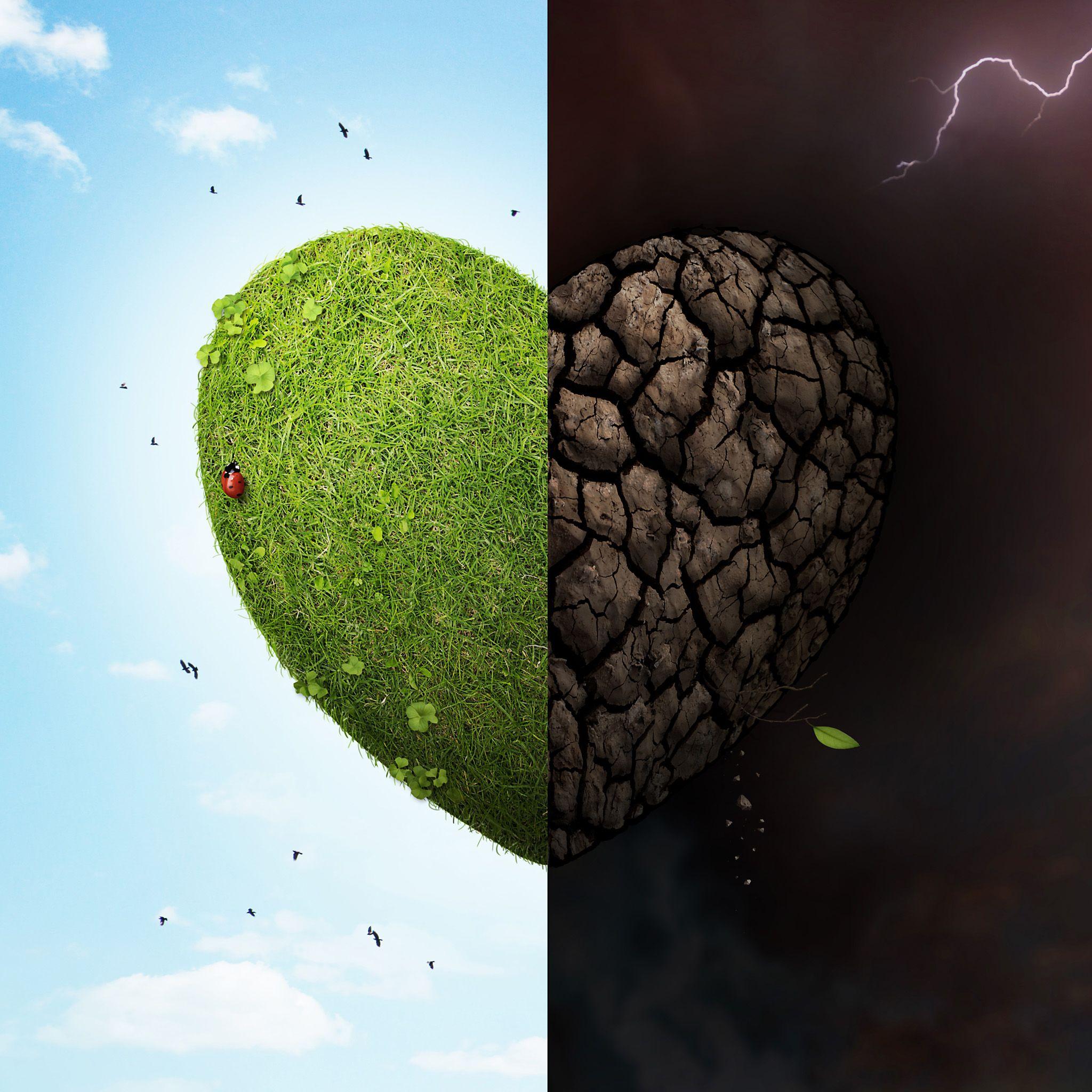 Half Heart Wallpapers - Top Free Half Heart Backgrounds - WallpaperAccess