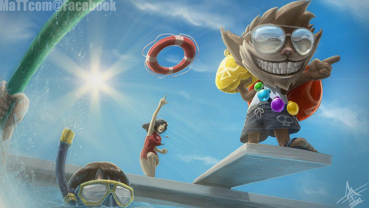 Pool Party LOL Wallpapers - Top Free Pool Party LOL Backgrounds ...