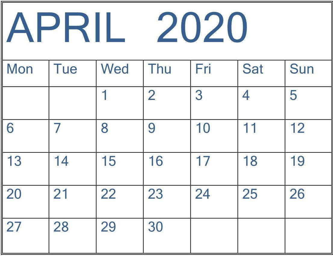 April 2020 Calendar Wallpapers - Top Free April 2020 Calendar ...