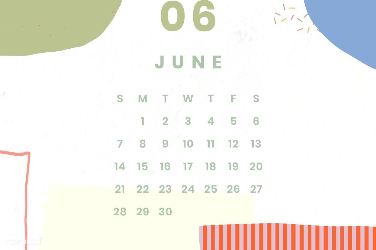 June 2020 Calendar Wallpapers - Top Free June 2020 Calendar Backgrounds ...