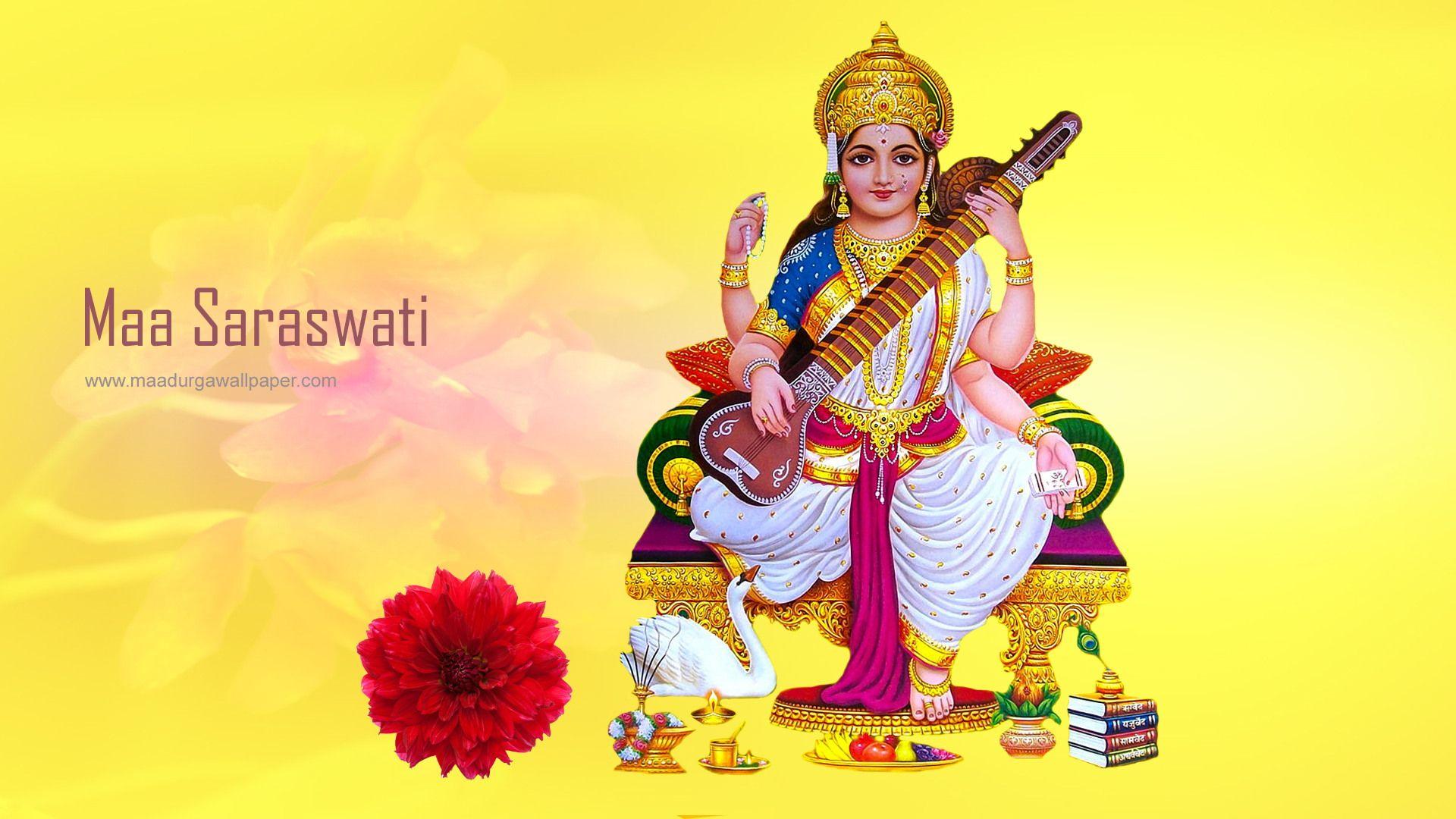 Saraswati Desktop Wallpapers - Top Free Saraswati Desktop Backgrounds ...