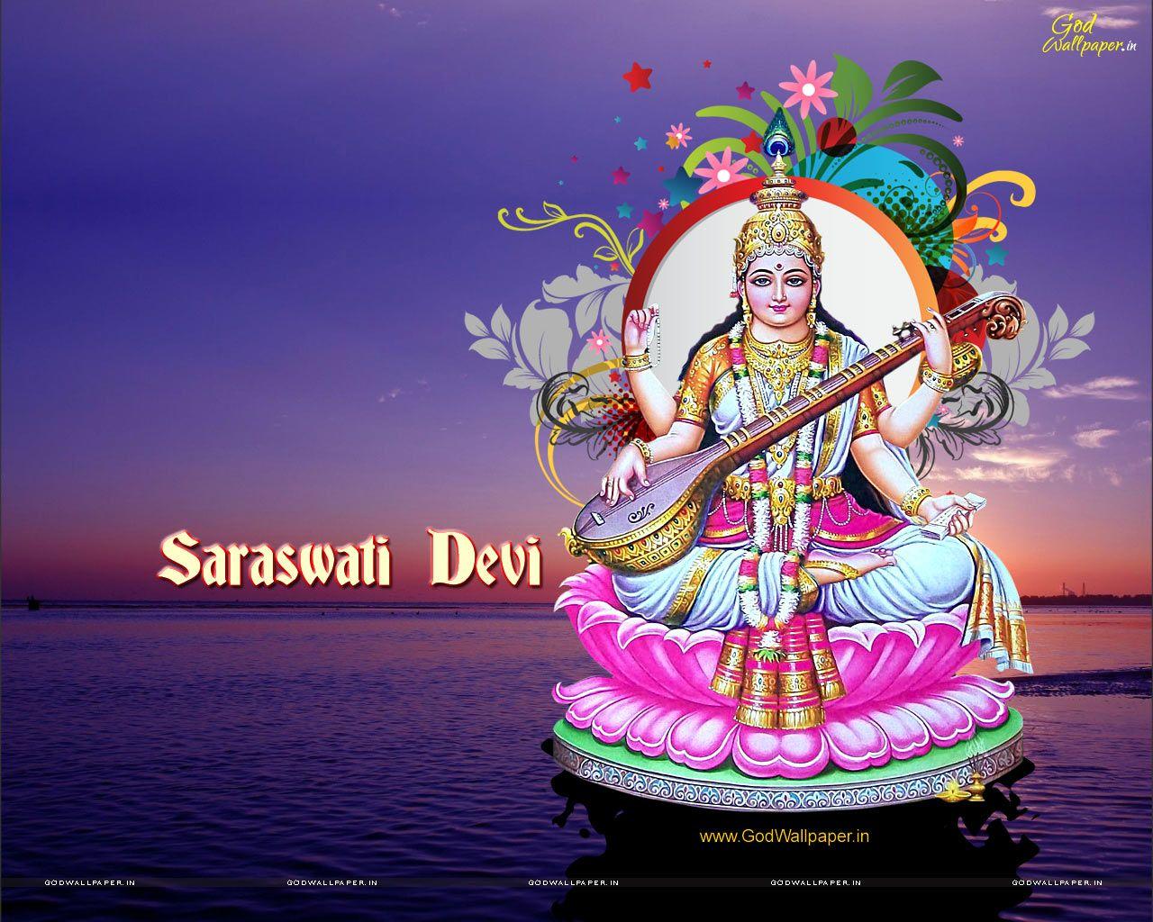 Saraswati Desktop Wallpapers - Top Free Saraswati Desktop Backgrounds ...