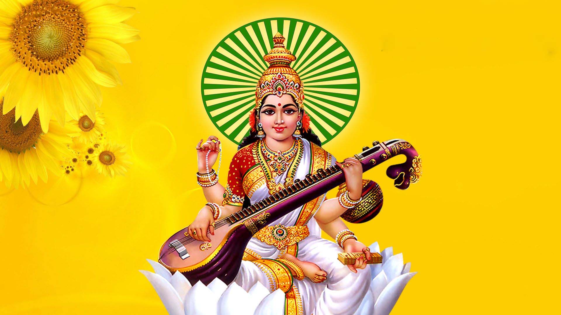 Saraswati Desktop Wallpapers - Top Free Saraswati Desktop Backgrounds ...