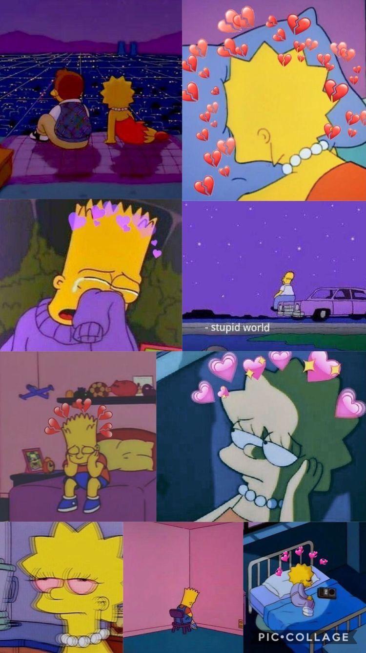 Sad VSCO Simpsons Wallpapers - Top Free Sad VSCO Simpsons Backgrounds ...