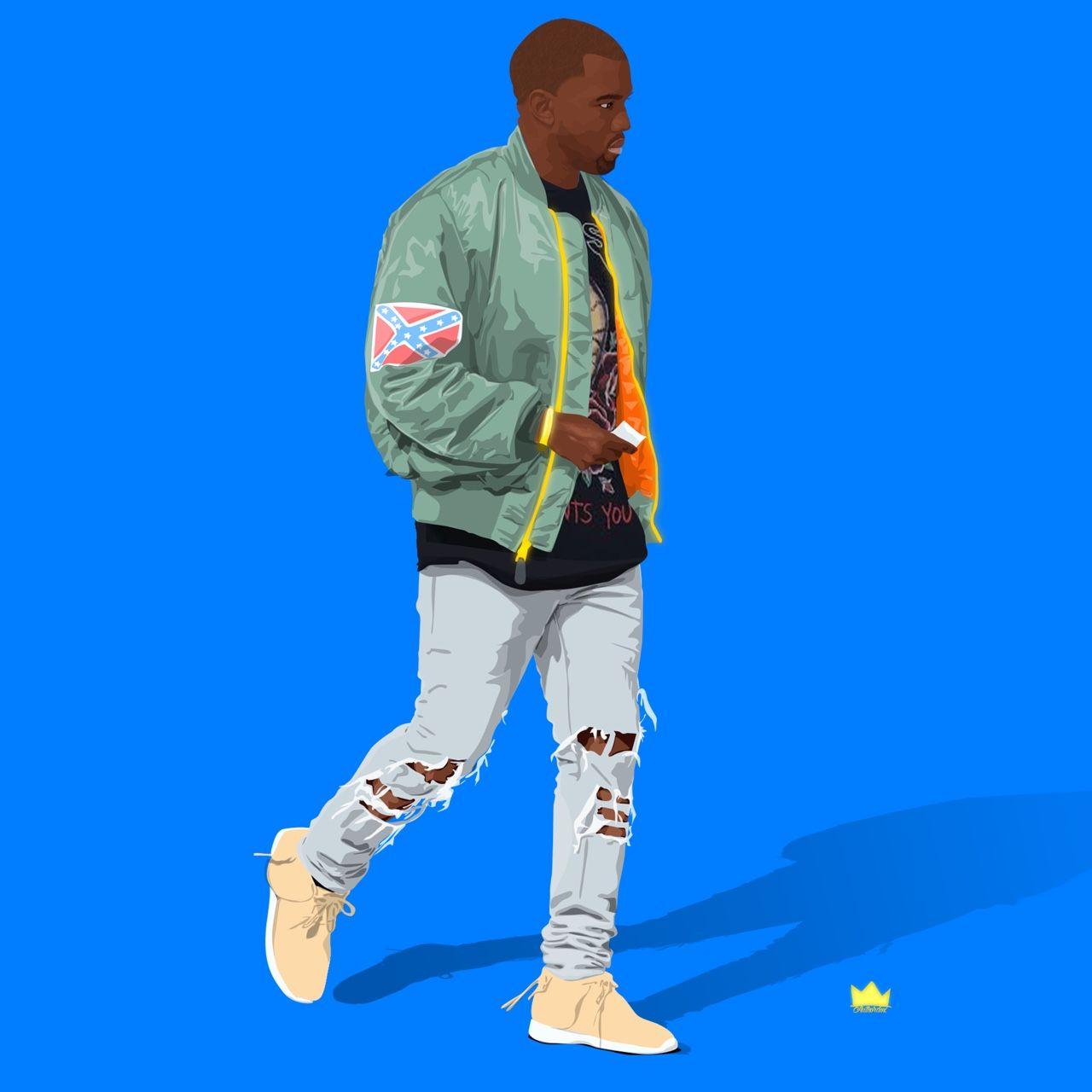 Kanye West Cartoon Wallpapers - Top Free Kanye West Cartoon Backgrounds ...