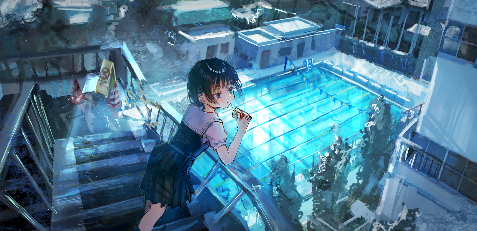 Swimming Anime Wallpapers - Top Free Swimming Anime Backgrounds ...