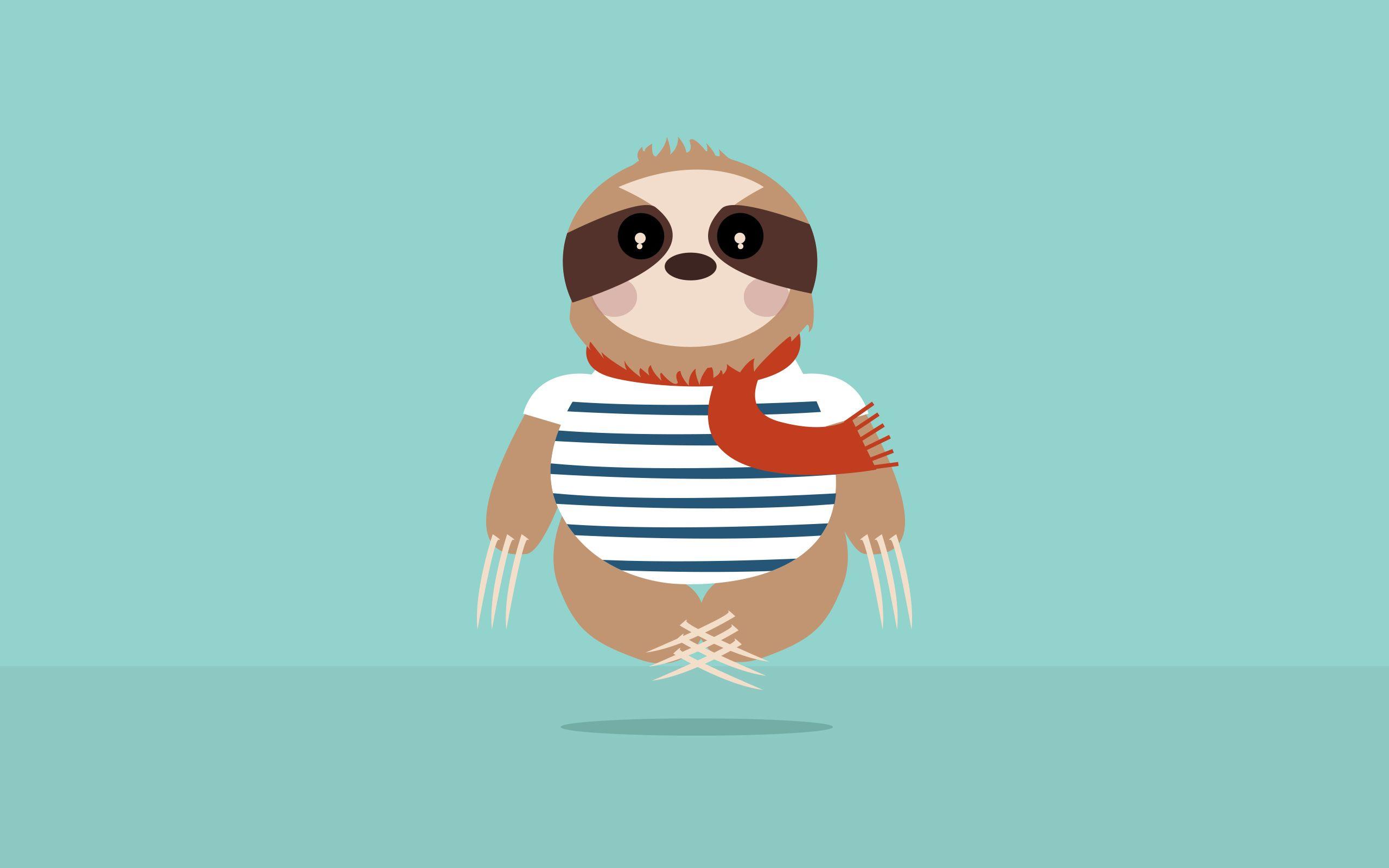 Cute Sloth Wallpapers - Top Free Cute Sloth Backgrounds - WallpaperAccess