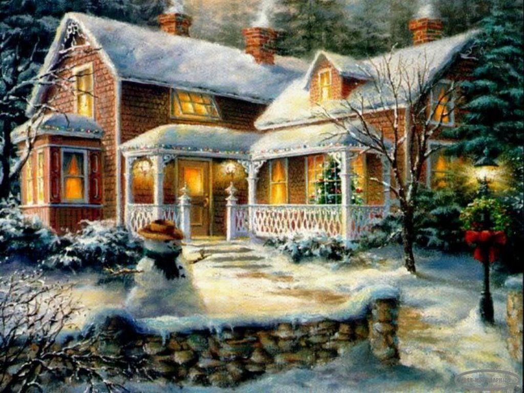 Christmas Cabin Wallpapers - Top Free Christmas Cabin Backgrounds ...