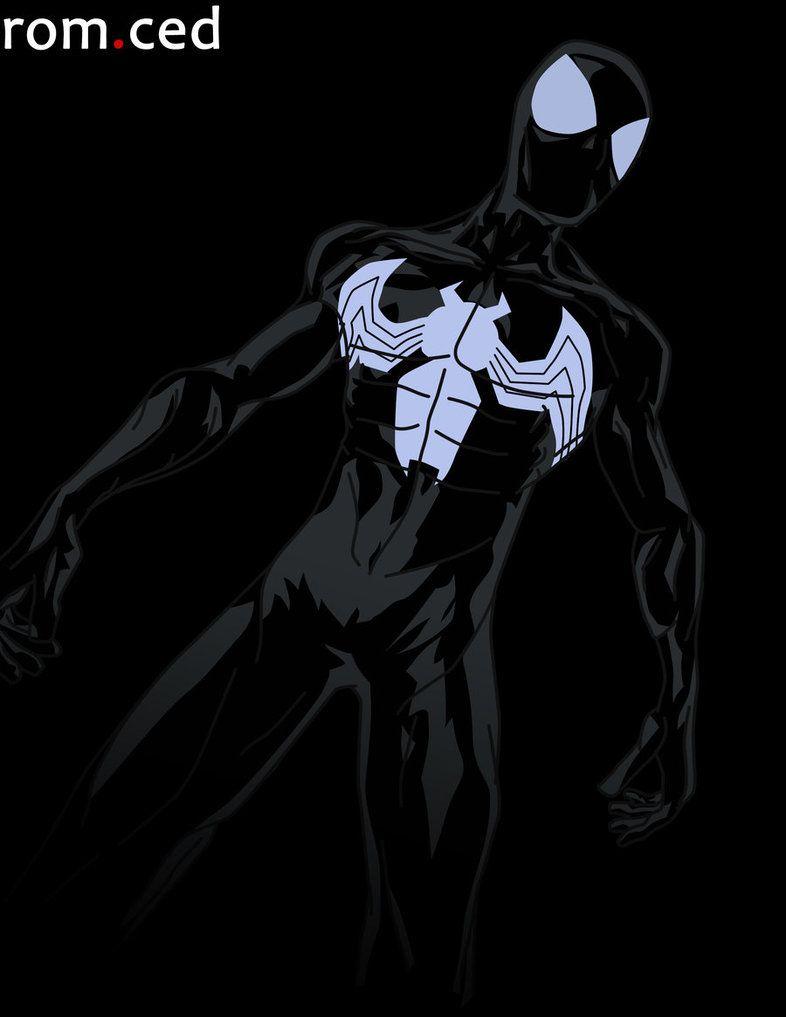 Spiderman Black Suit Logo Wallpapers - Top Free Spiderman Black Suit ...