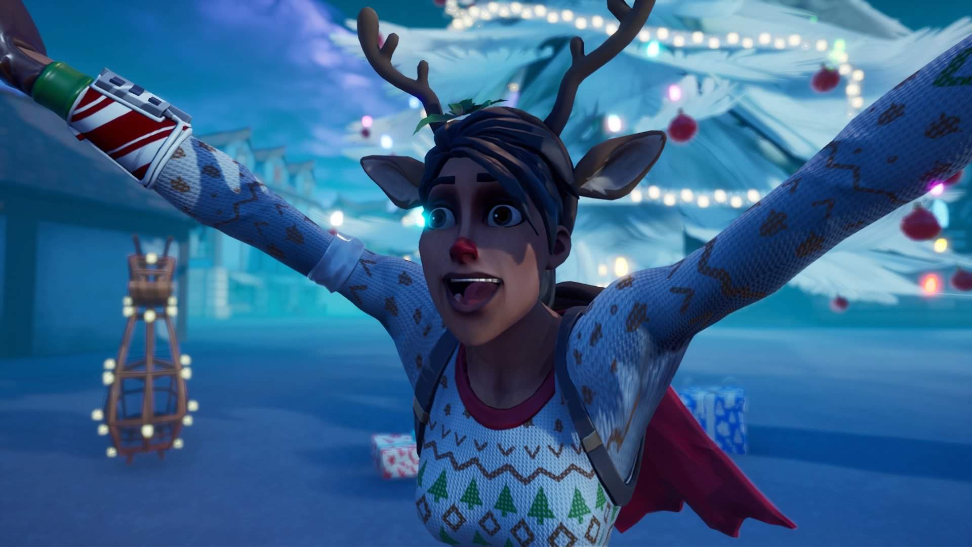 Red Nosed Raider Fortnite Wallpapers - Top Free Red Nosed Raider ...