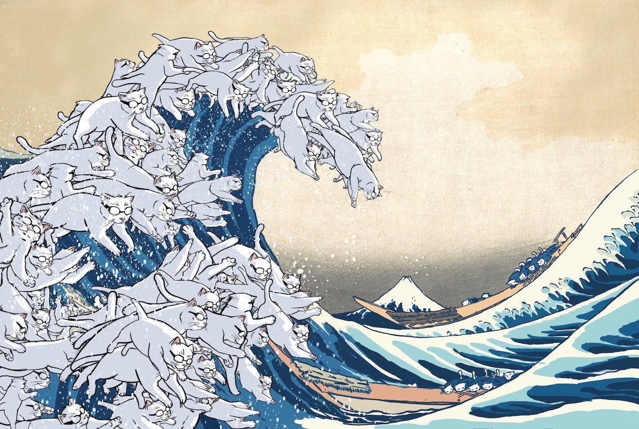 The Great Wave Off Kanagawa Wallpapers - Top Free The Great Wave Off ...