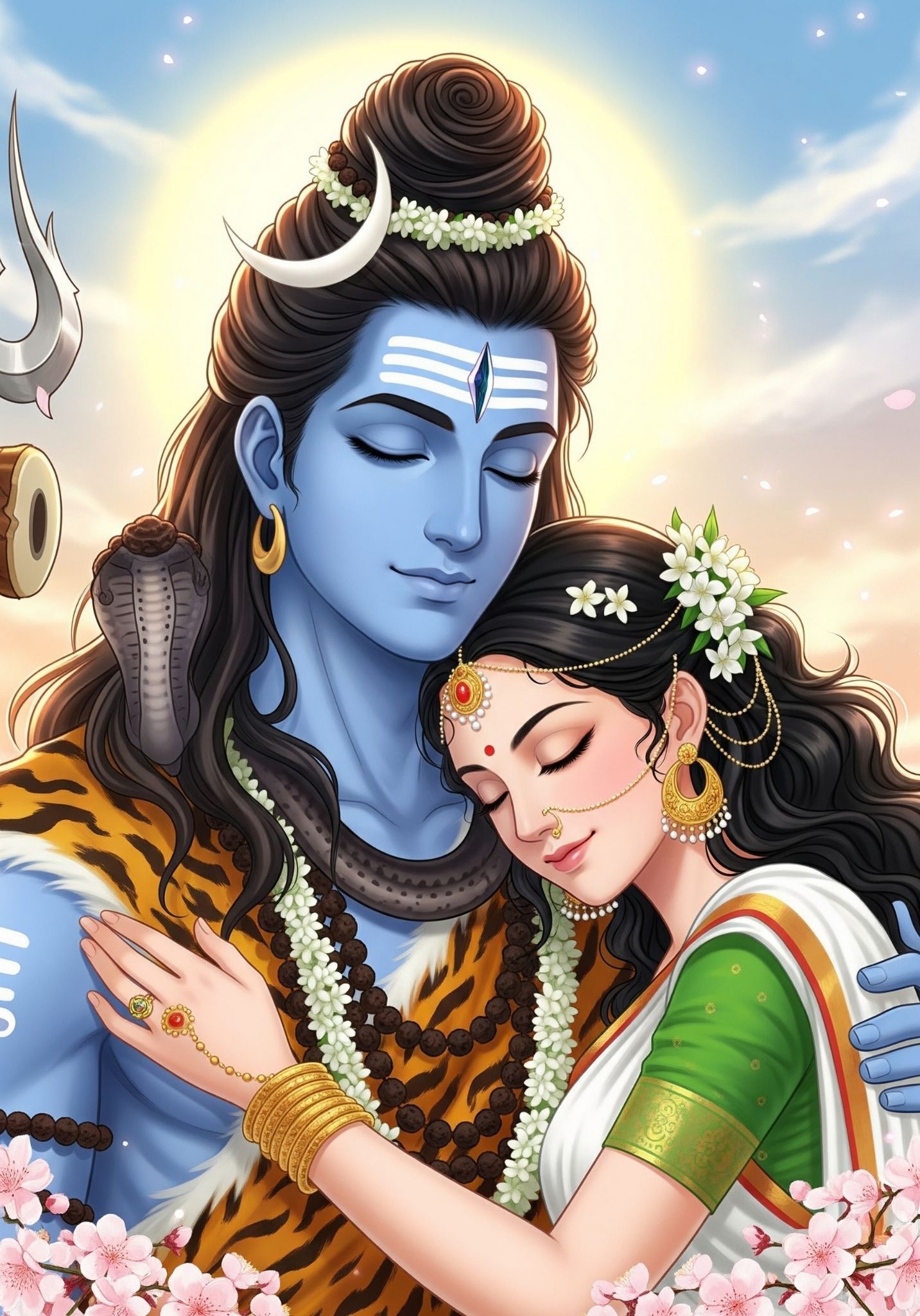 Shiva and Parvathi Wallpapers - Top Free Shiva and Parvathi Backgrounds ...