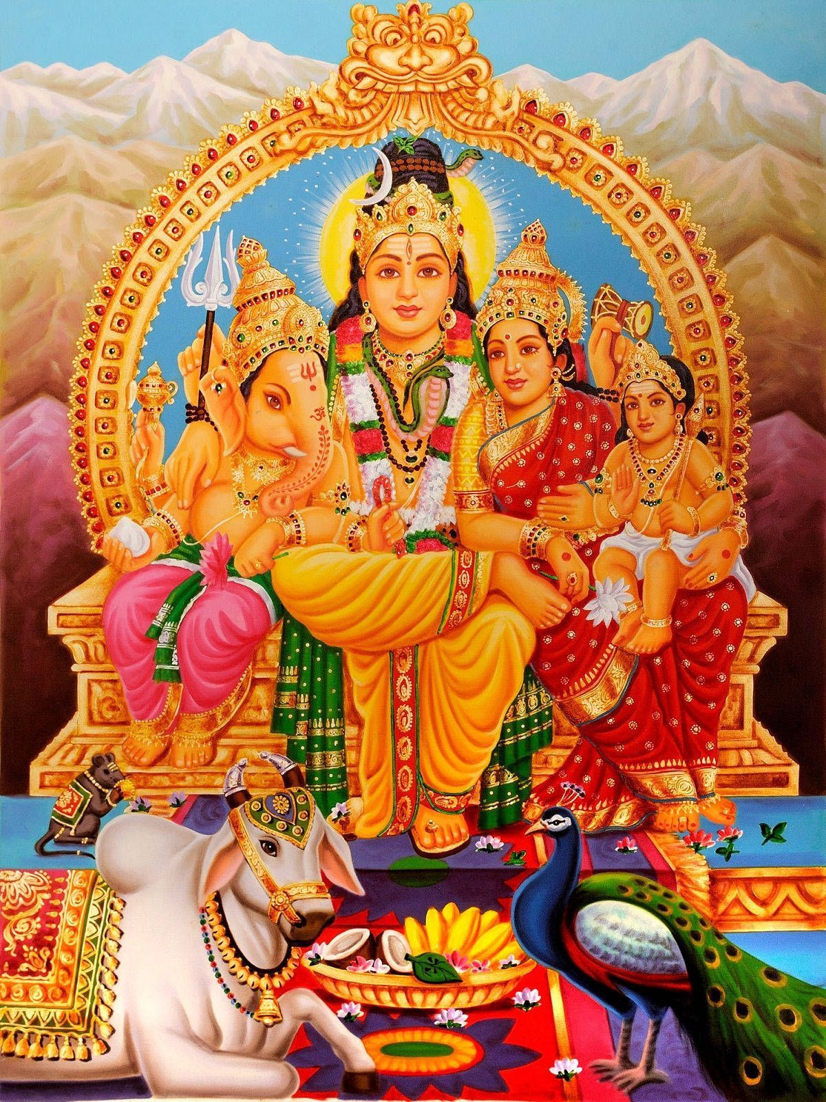 Shiva and Parvathi Wallpapers - Top Free Shiva and Parvathi Backgrounds ...