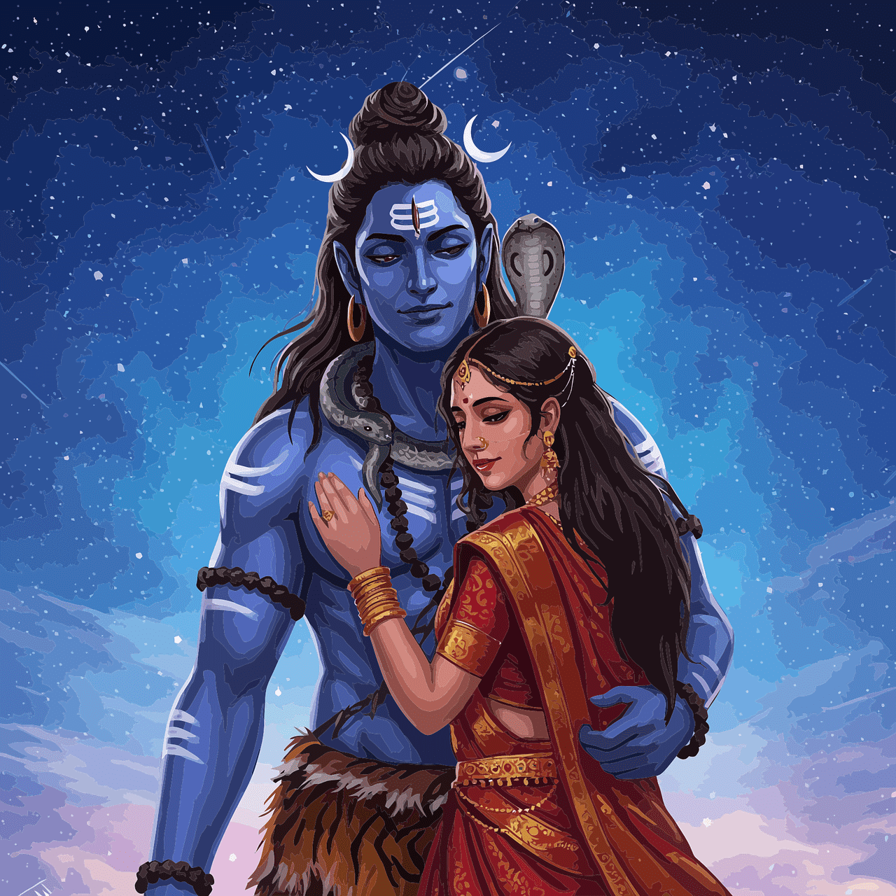 Shiva and Parvathi Wallpapers - Top Free Shiva and Parvathi Backgrounds ...