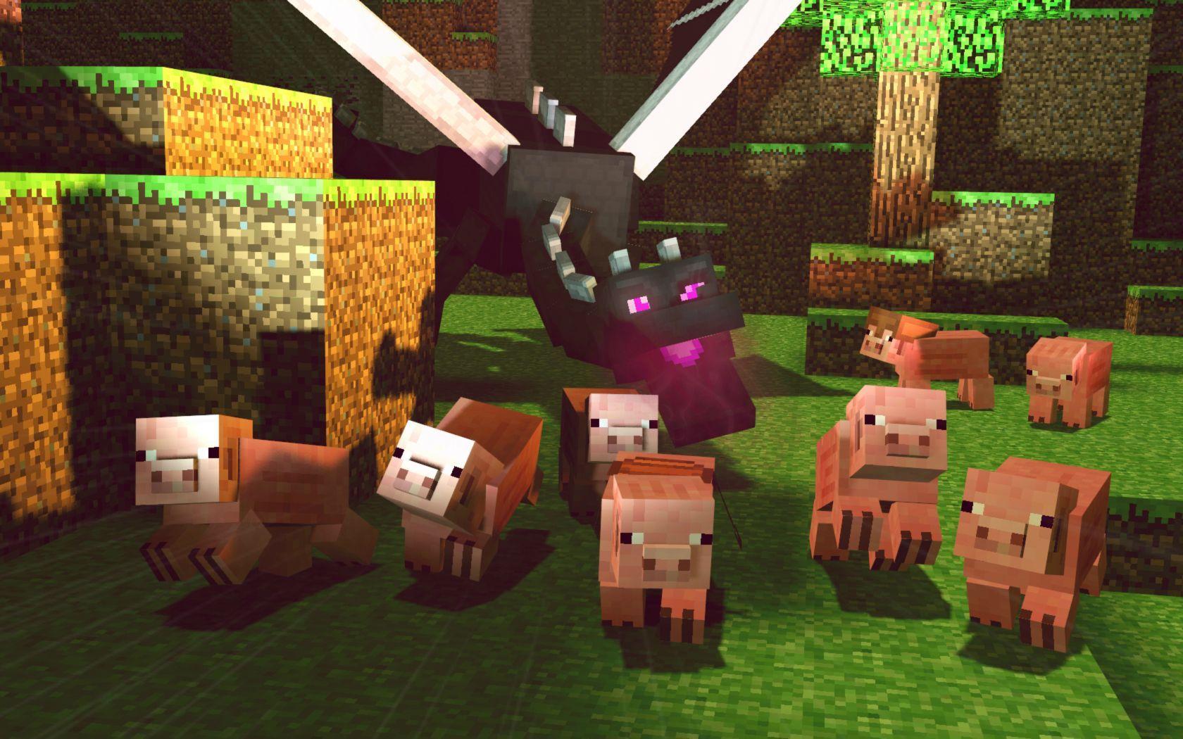 Minecraft Pig Wallpapers - Top Free Minecraft Pig Backgrounds ...