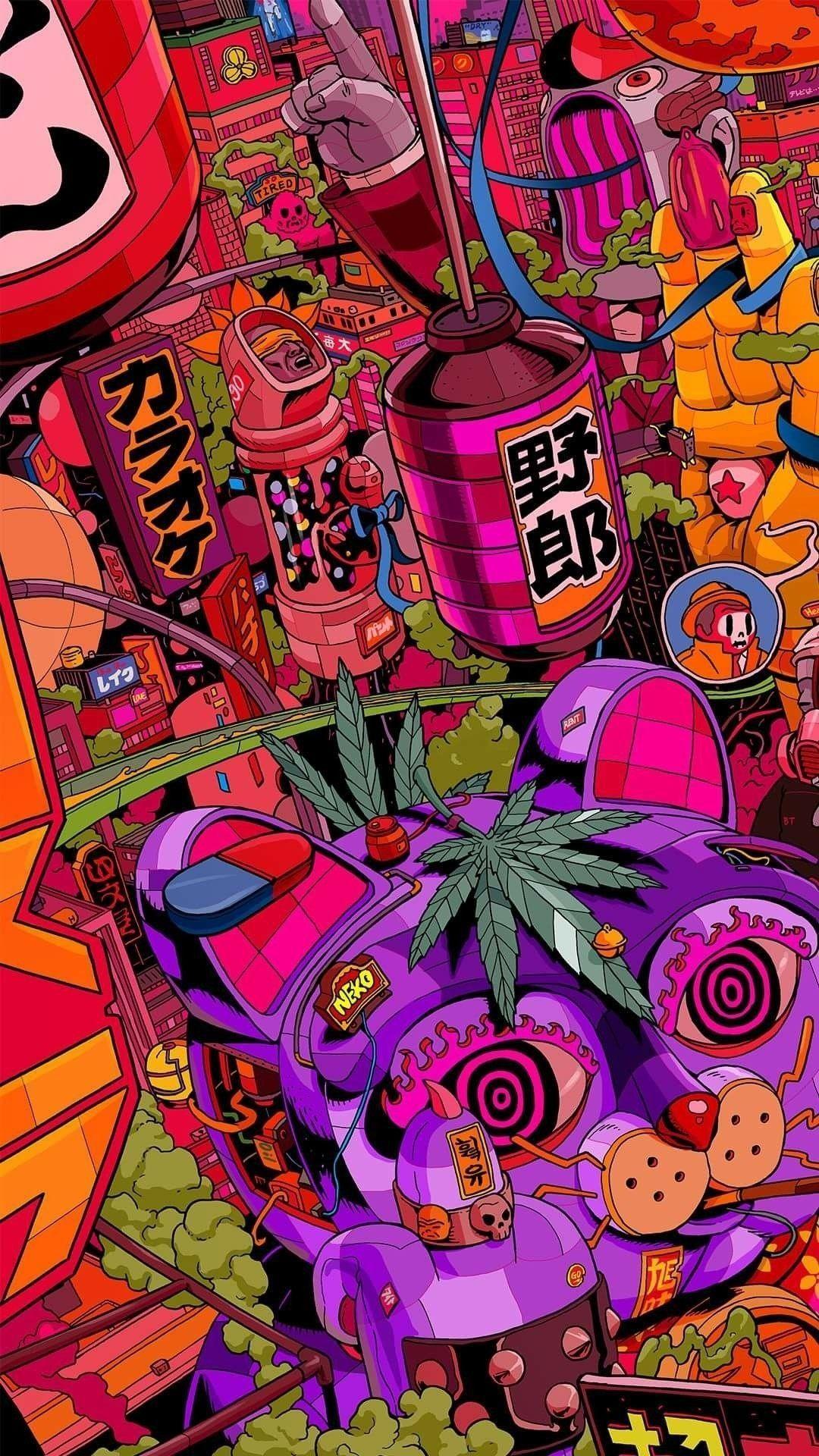 Psychedelic Cartoons Wallpapers - Top Free Psychedelic Cartoons ...