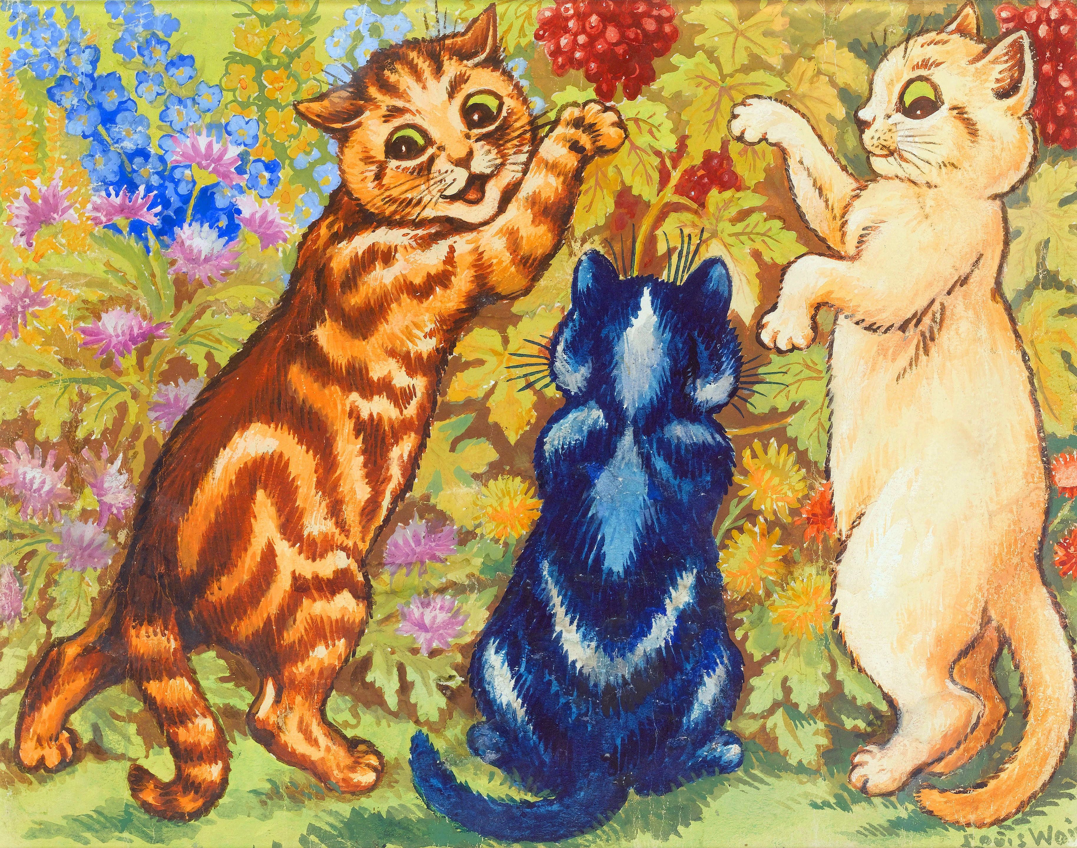 Louis Wain Wallpapers - Top Free Louis Wain Backgrounds - WallpaperAccess