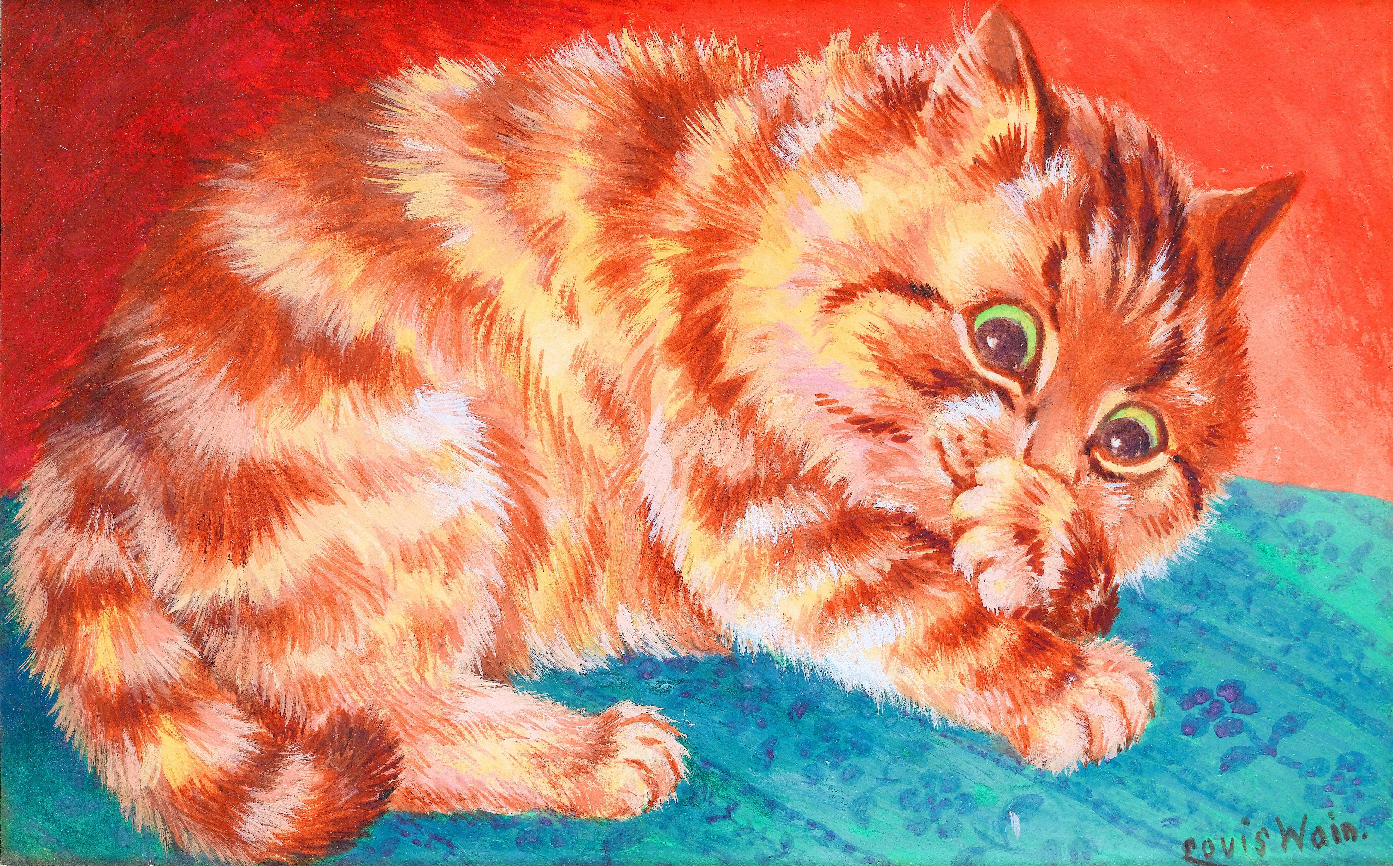 Louis Wain Wallpapers - Top Free Louis Wain Backgrounds - WallpaperAccess