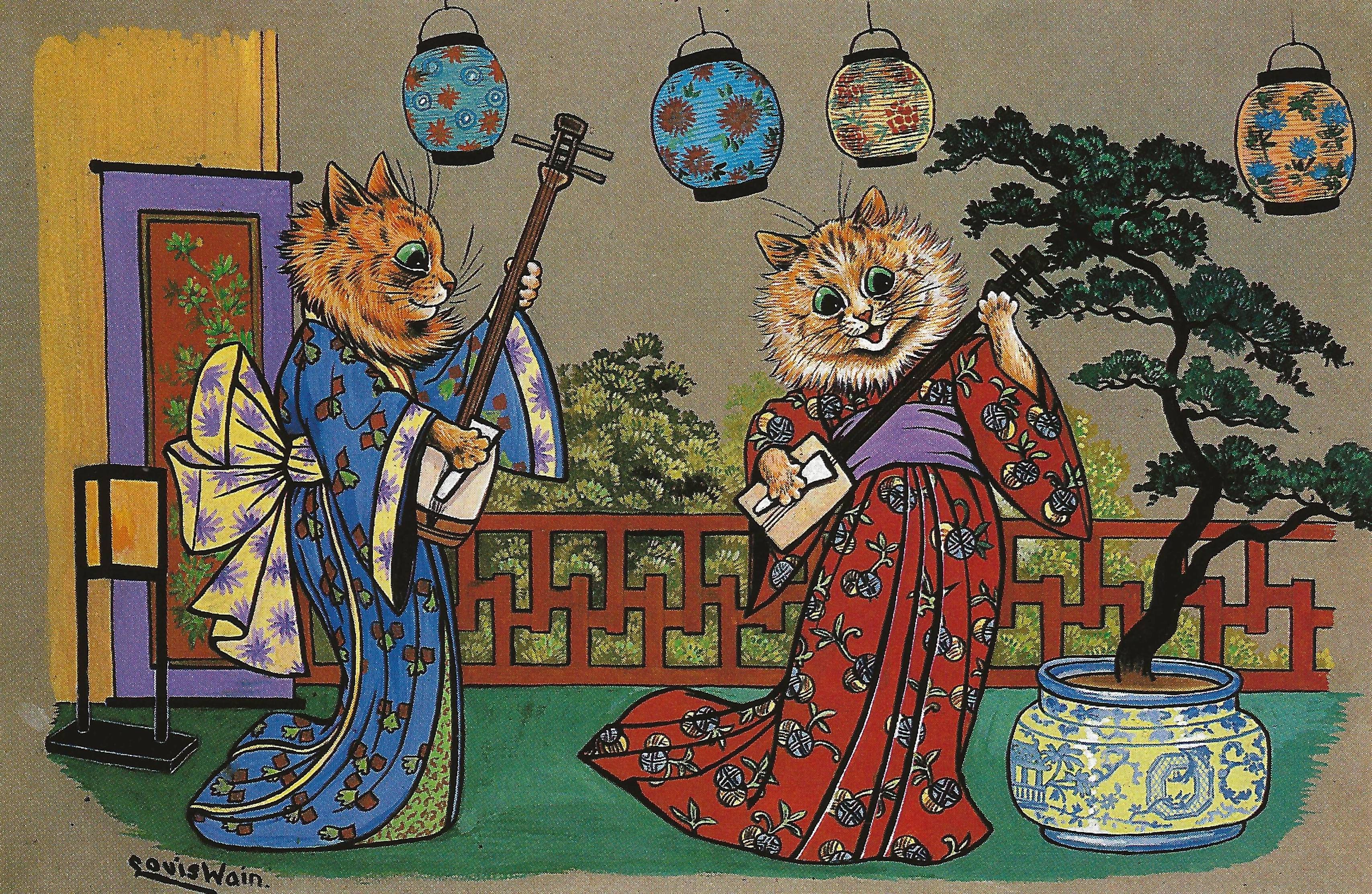 Louis Wain Wallpapers - Top Free Louis Wain Backgrounds - WallpaperAccess