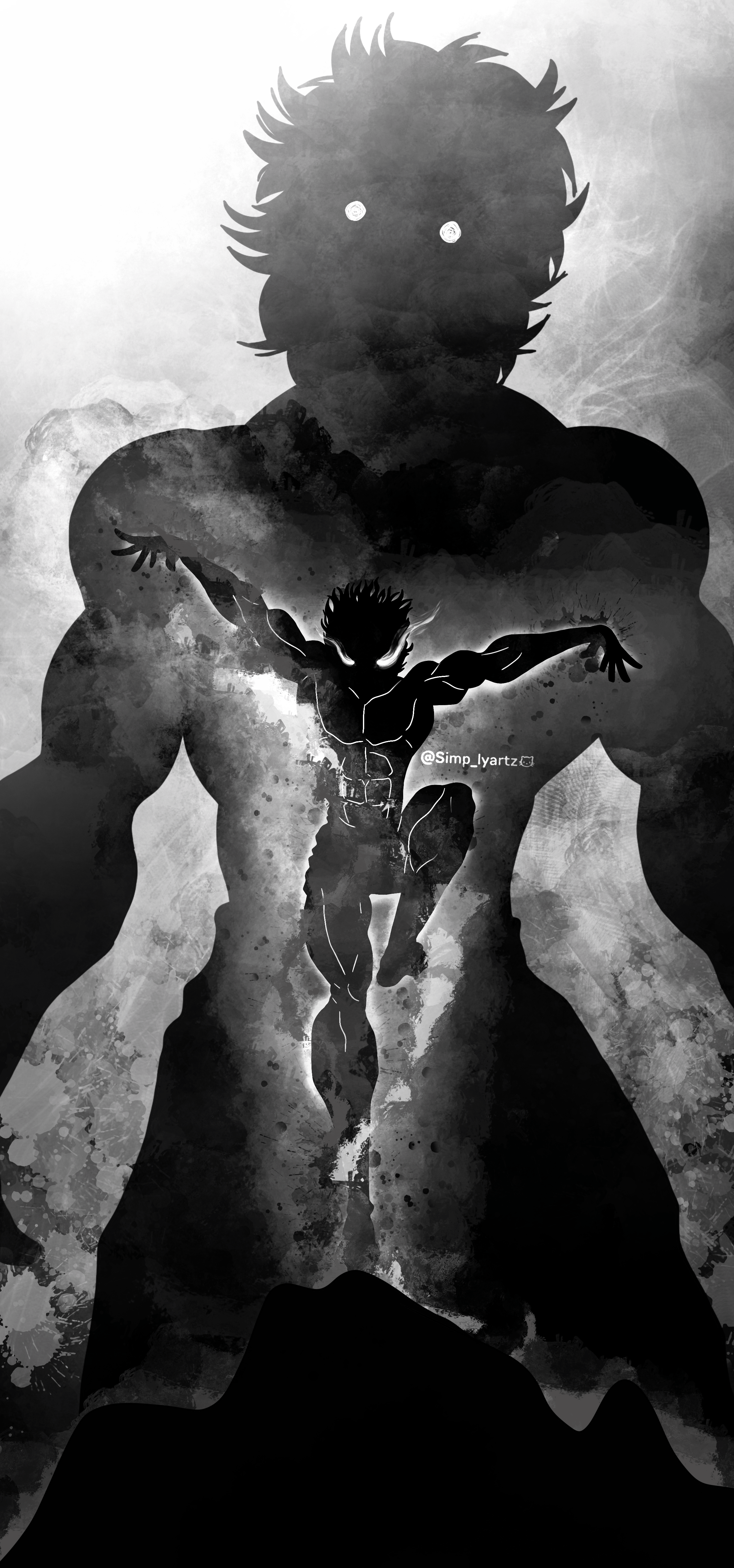 Baki Black and White Wallpapers - Top Free Baki Black and White ...