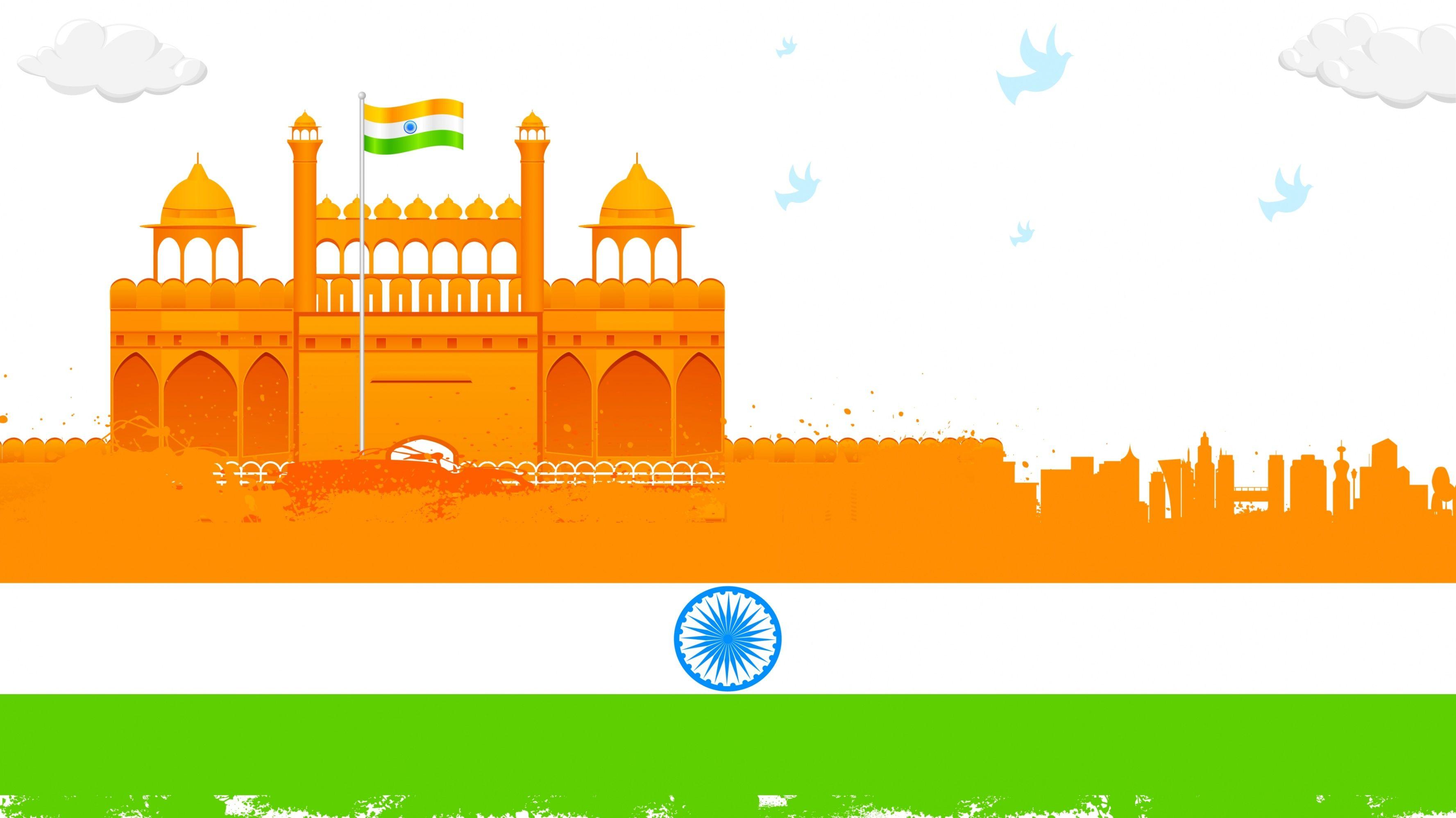 Red Fort Wallpapers - Top Free Red Fort Backgrounds - WallpaperAccess